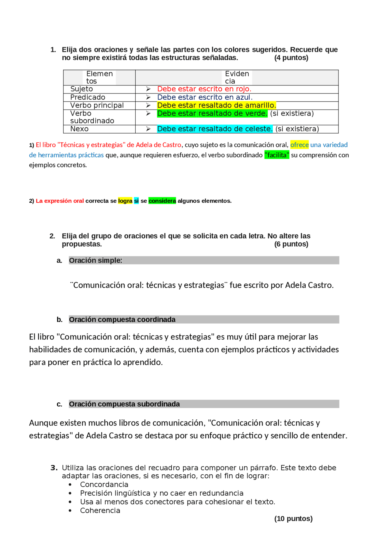 Tarea T2 Comunicacion Propuesta Exámenes De Comunicación Docsity