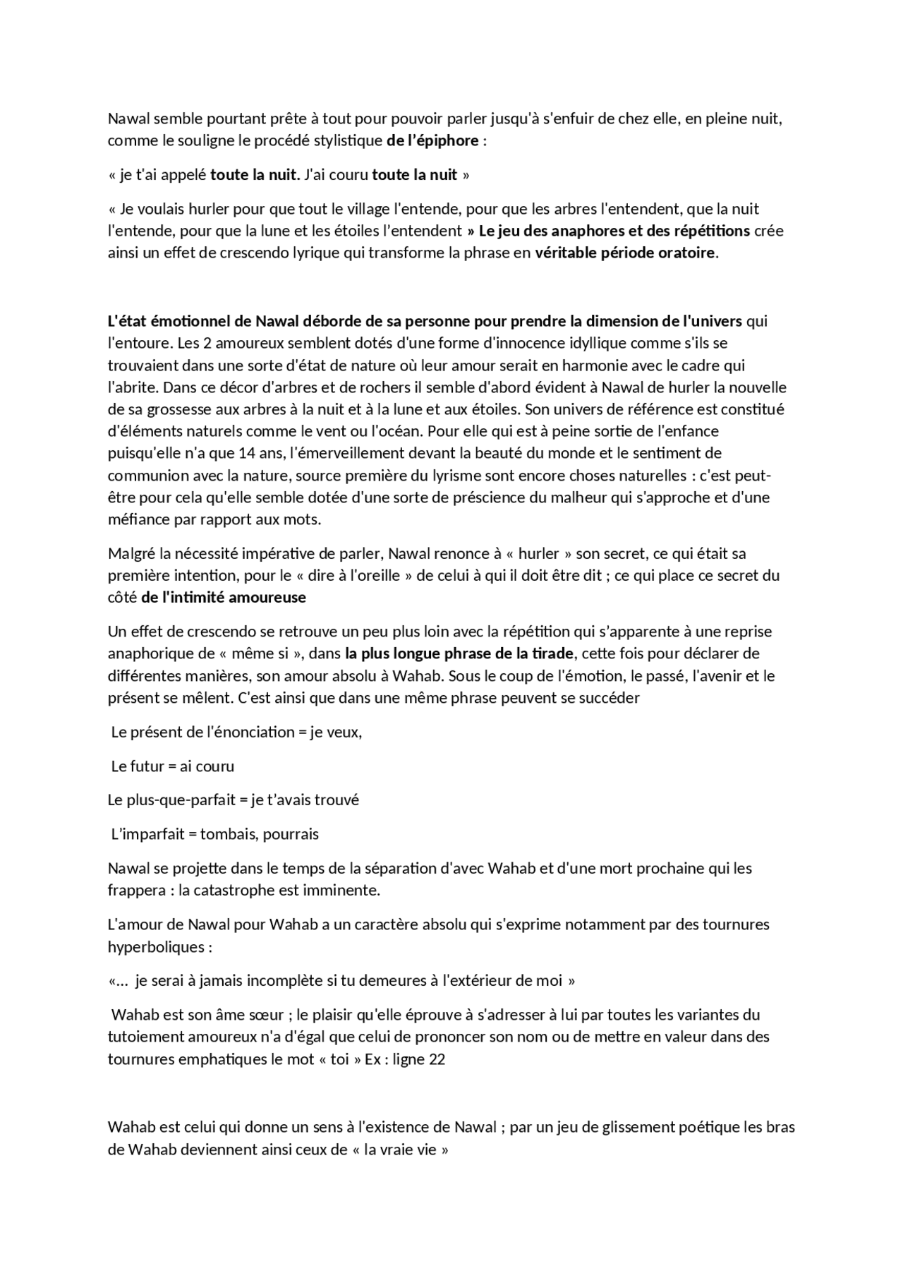 Fin explication incendie | Résumés Français | Docsity