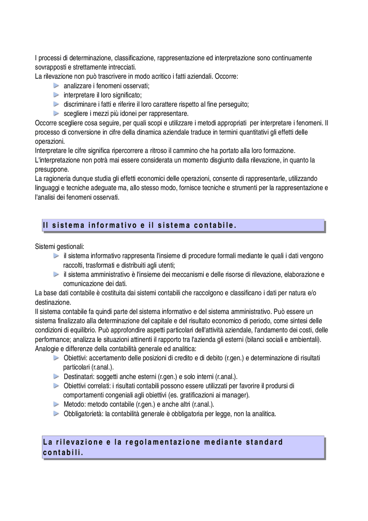 Ragioneria Generale Riassunto Schemi E Mappe Concettuali Di