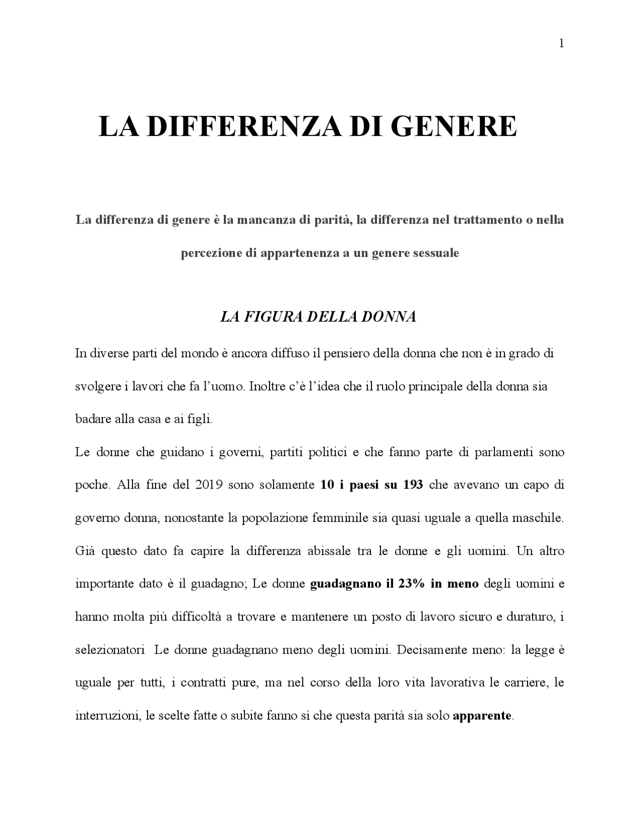 Ricerca Differenza Di Genere Guide Progetti E Ricerche Di Scienze