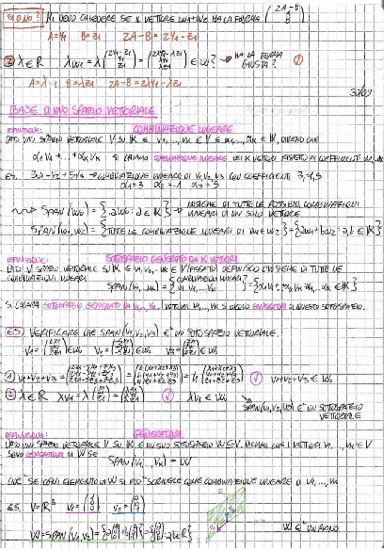 Appunti Basi Geometria 6cfu Ingegneria Appunti Di Geometria Docsity