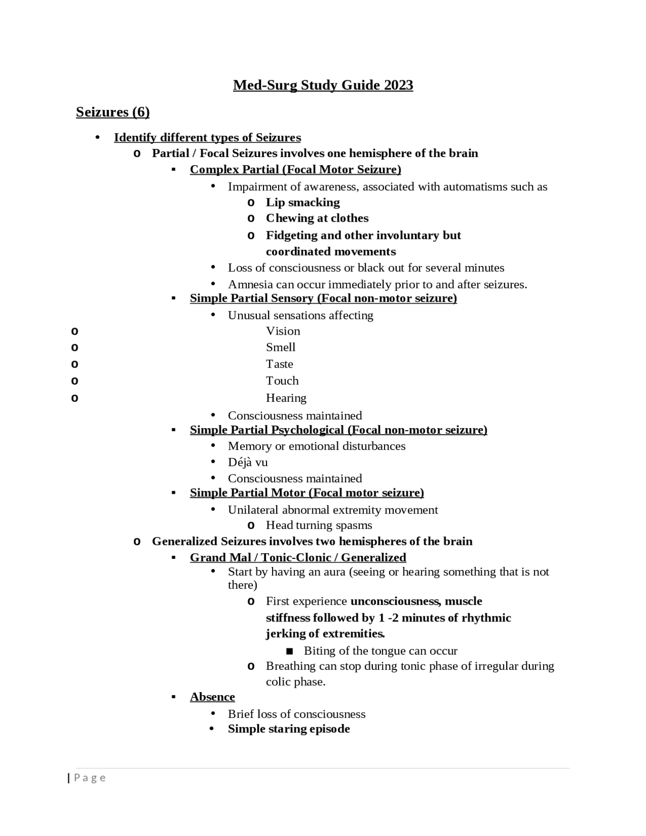 Med-Surg Study Guide 2023 | Study Guides, Projects, Research Nursing ...