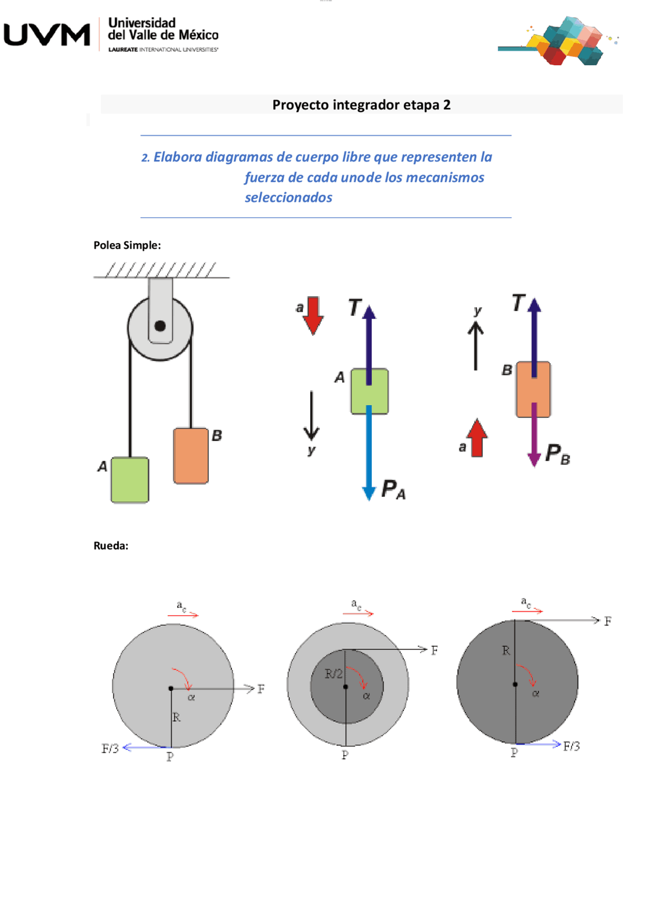 Proyecto Integrador Etapa 1 Ejercicios De Física Docsity