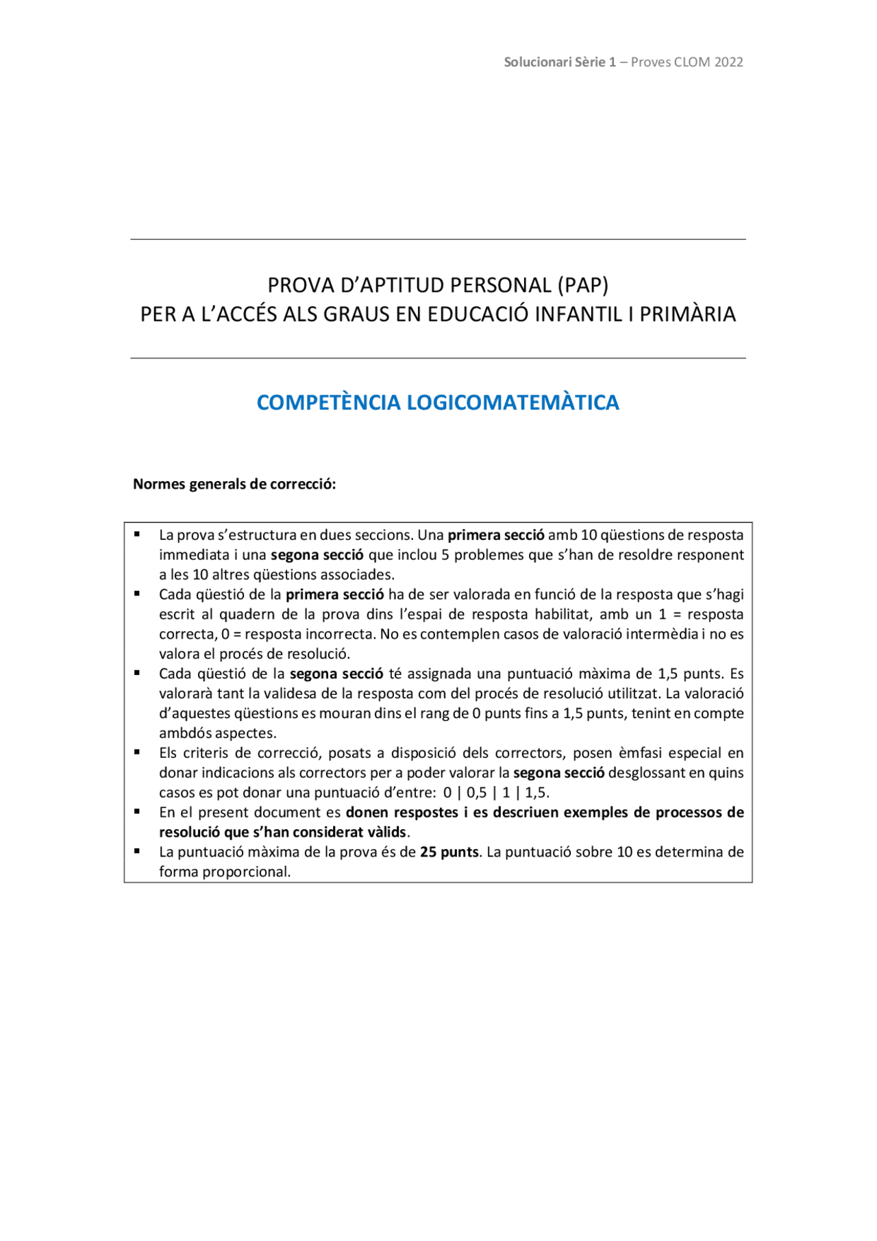 Proves Aptitud Personal Resúmenes De Catalán Docsity