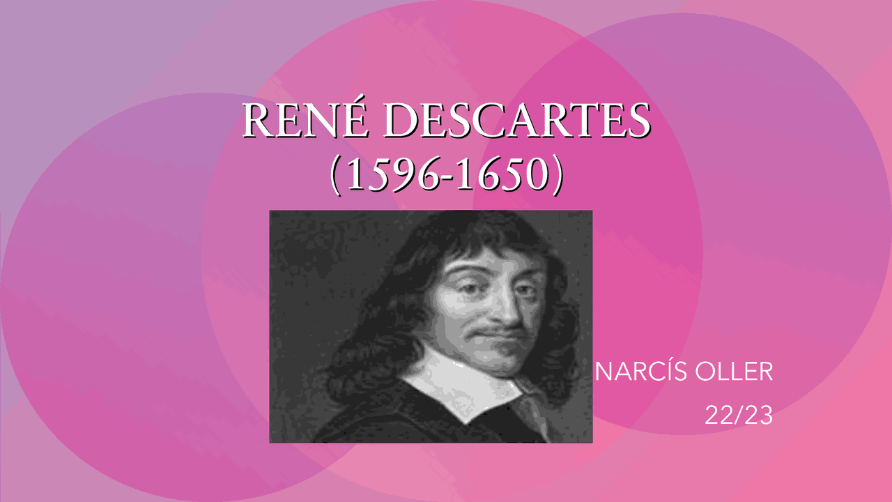 René Descartes. Presentación | Diapositivas de Historia de la Filosofía ...