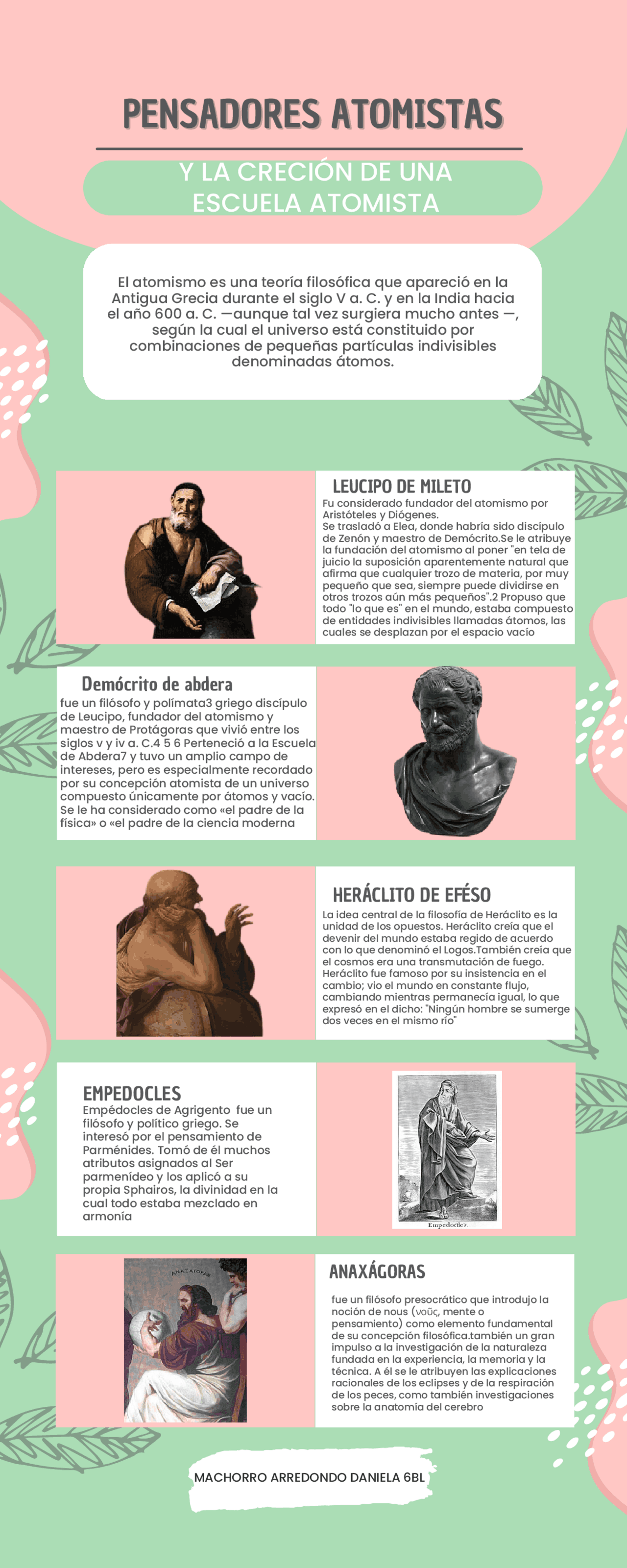 Infografía sobre un grupo de filosofos | Resúmenes de Historia de la ...