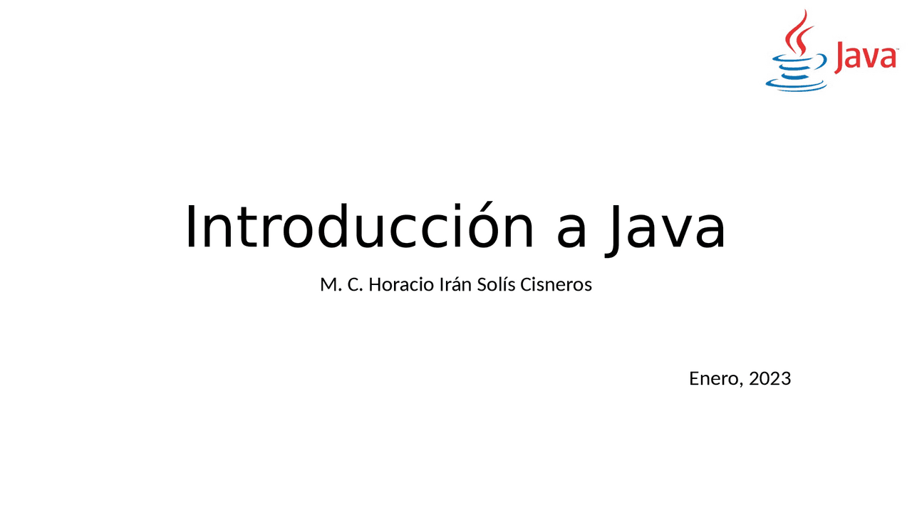 IntroducciÓn A ProgramaciÓn En Java Diapositivas De Programación C Docsity