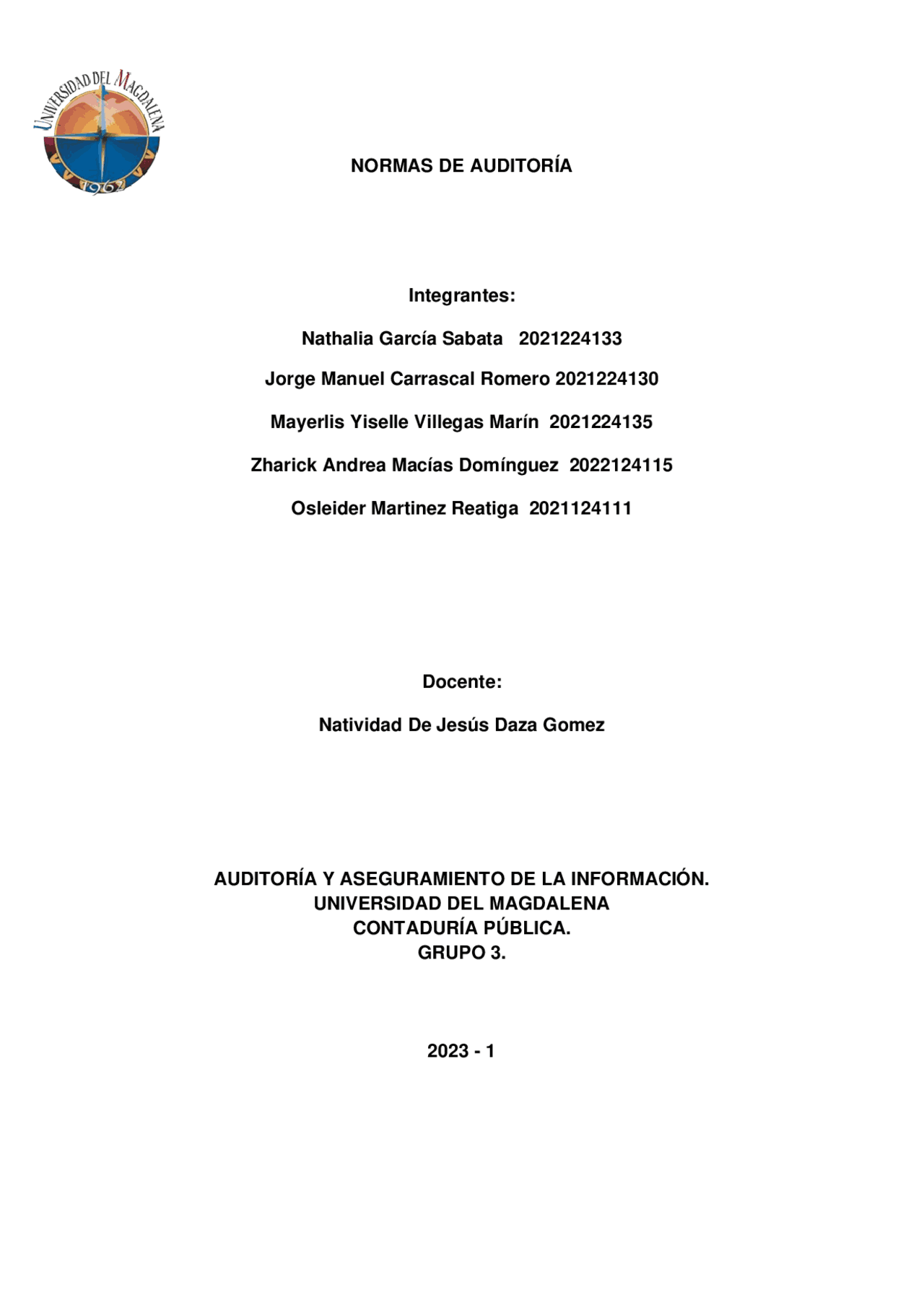 Normas De Auditoría Nagas Resúmenes De Macroeconomía Docsity