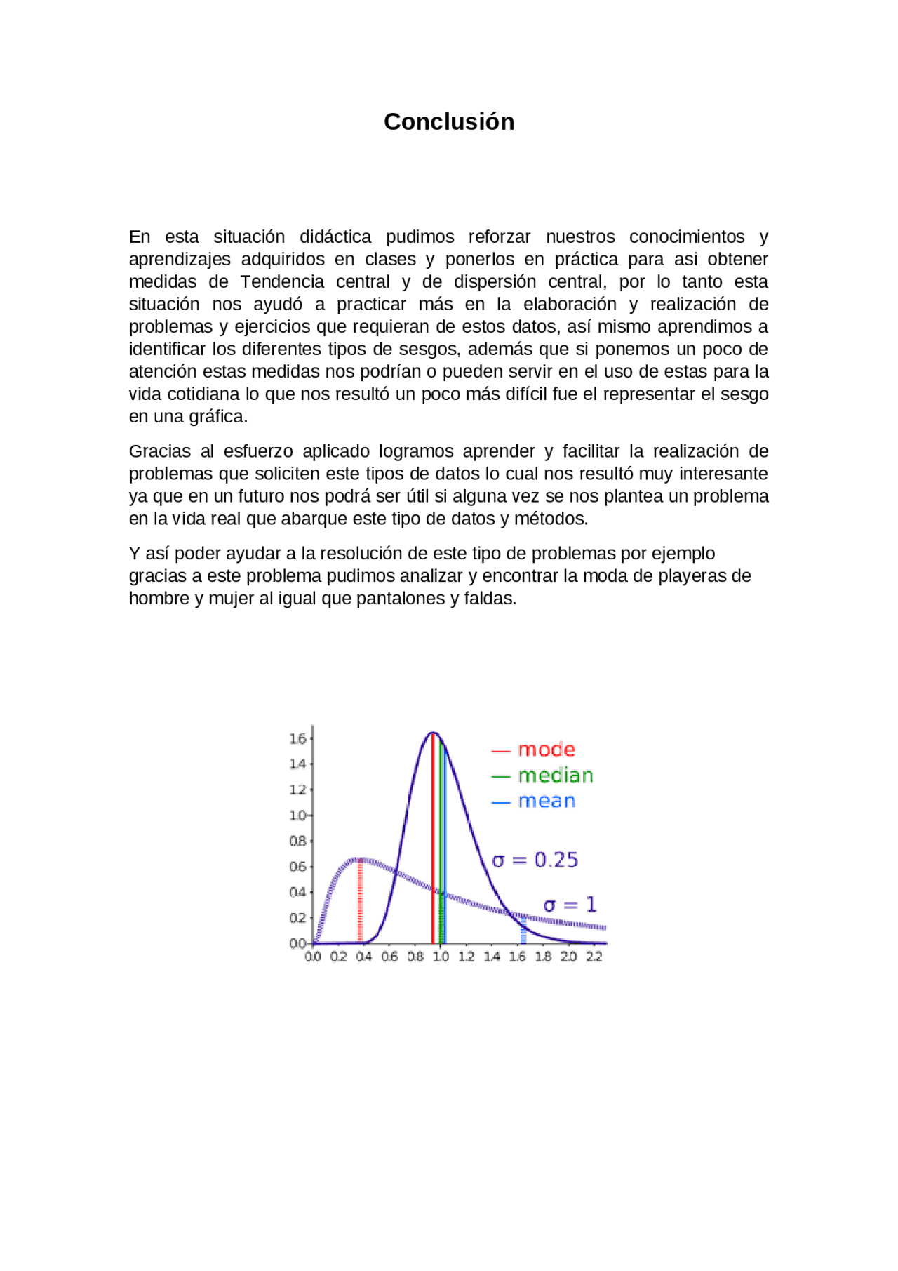 Conclusion de matematicas en enfasis a tallas de la prepa | Apuntes de ...