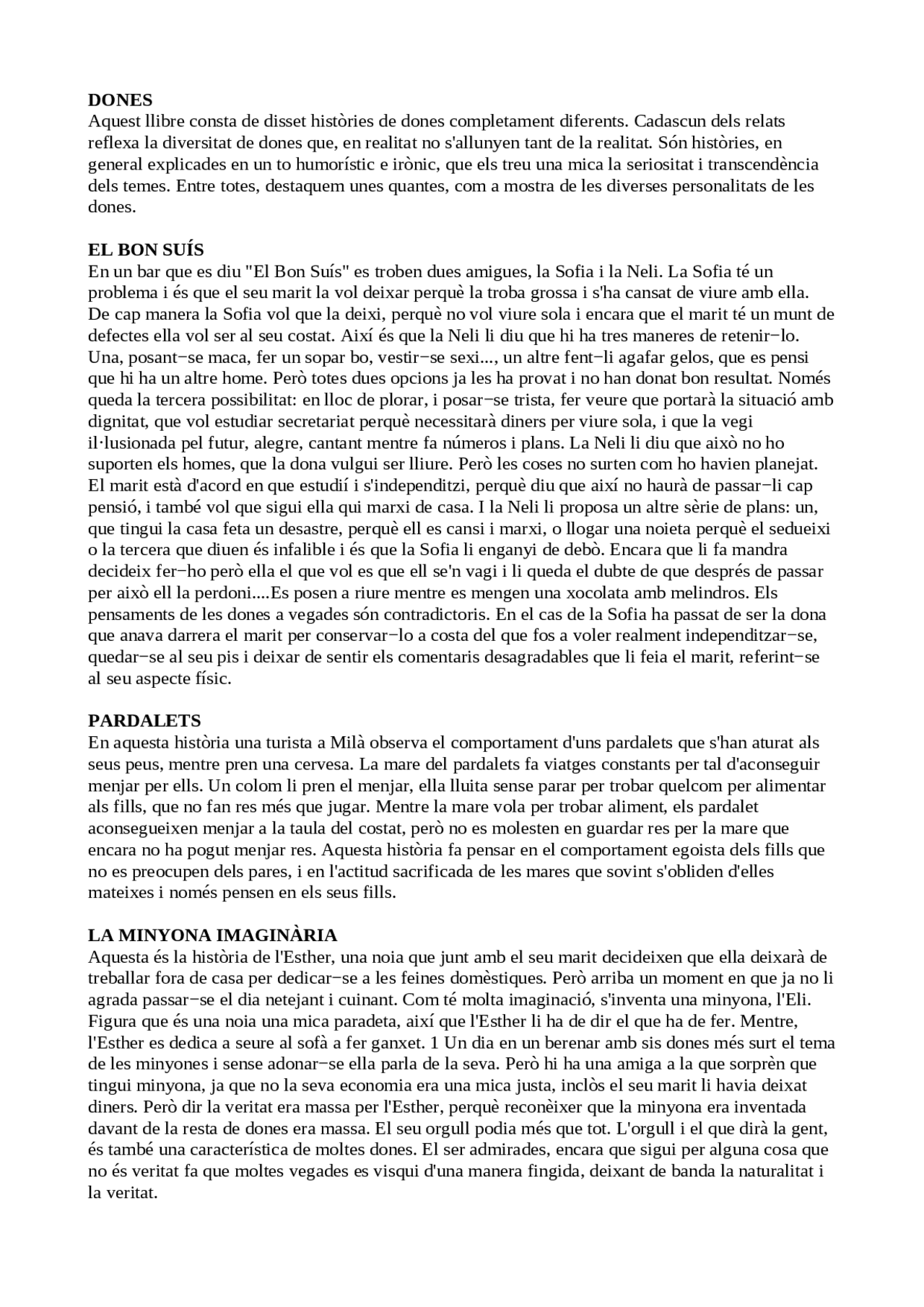 Resumen 8 primeros capítulos de Dones de Isabel-Clara Simó | Resúmenes ...