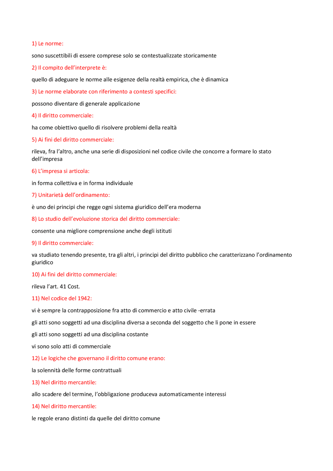 Diritto Commerciale Completo 1134 Domande E Risposte Ecampus Panieri