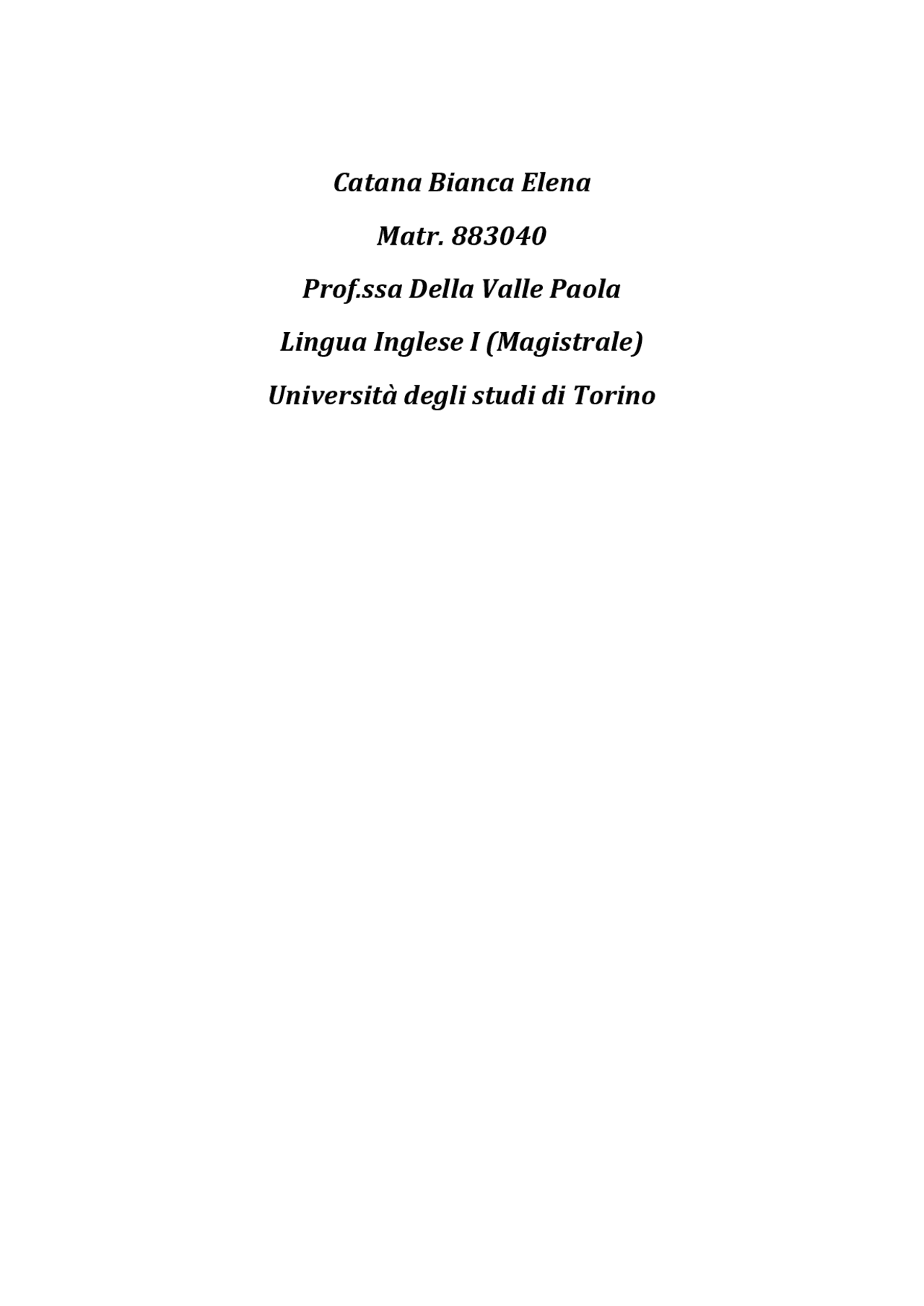 English Module Lingua Inglese Guide Progetti E Ricerche Di Lingua