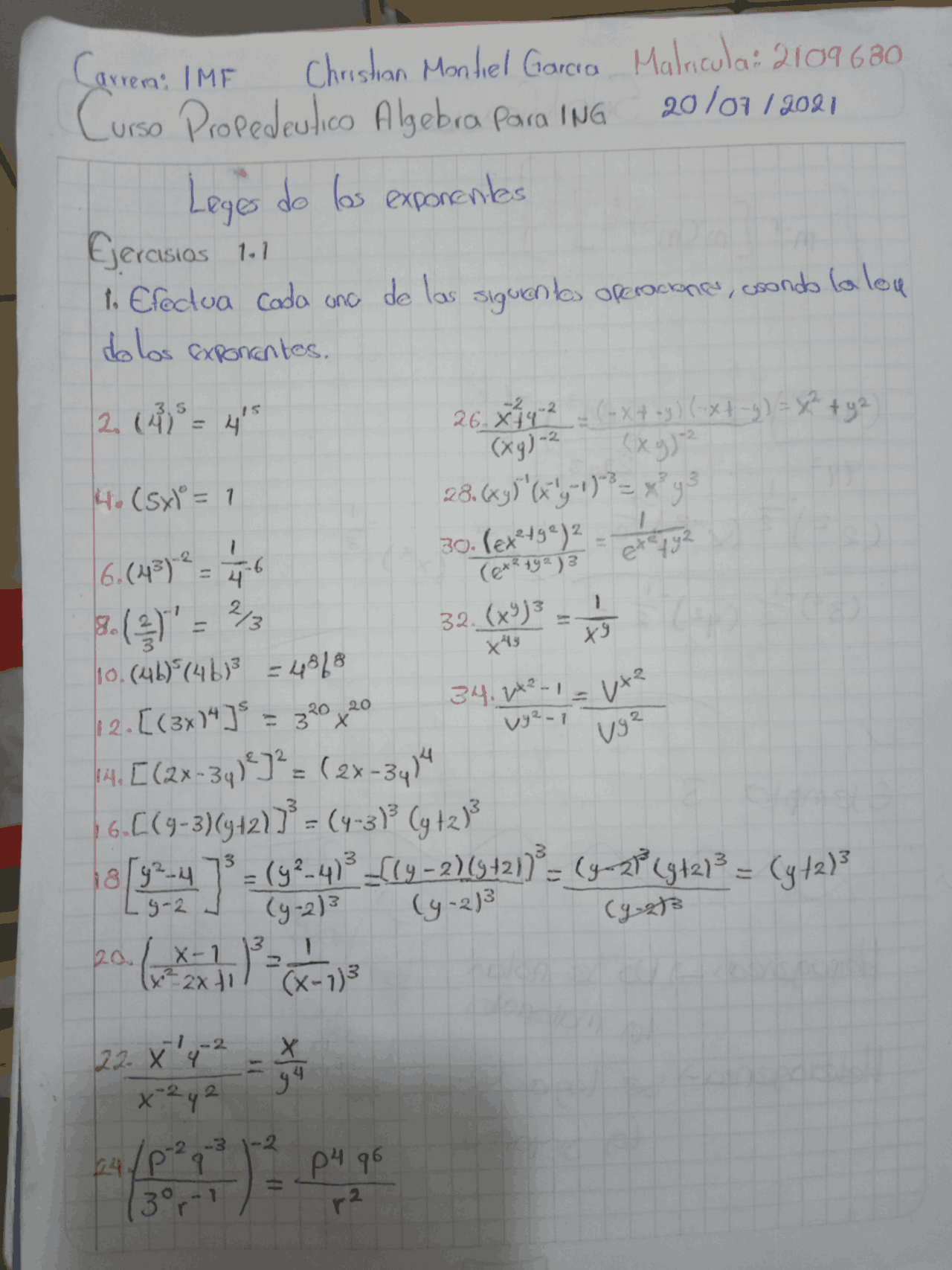 Matrices Y Determinantes Ejercicios De Álgebra Docsity