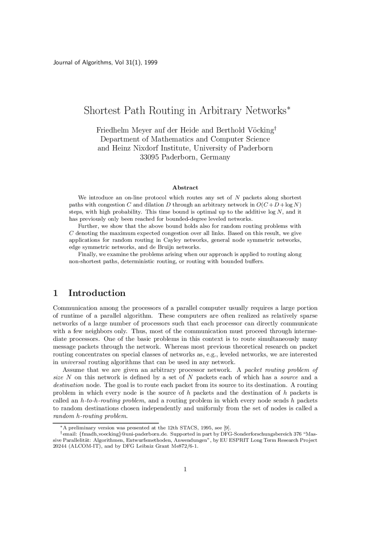 Shortest Path Routing in Arbitrary Networks | Schemes and Mind Maps ...