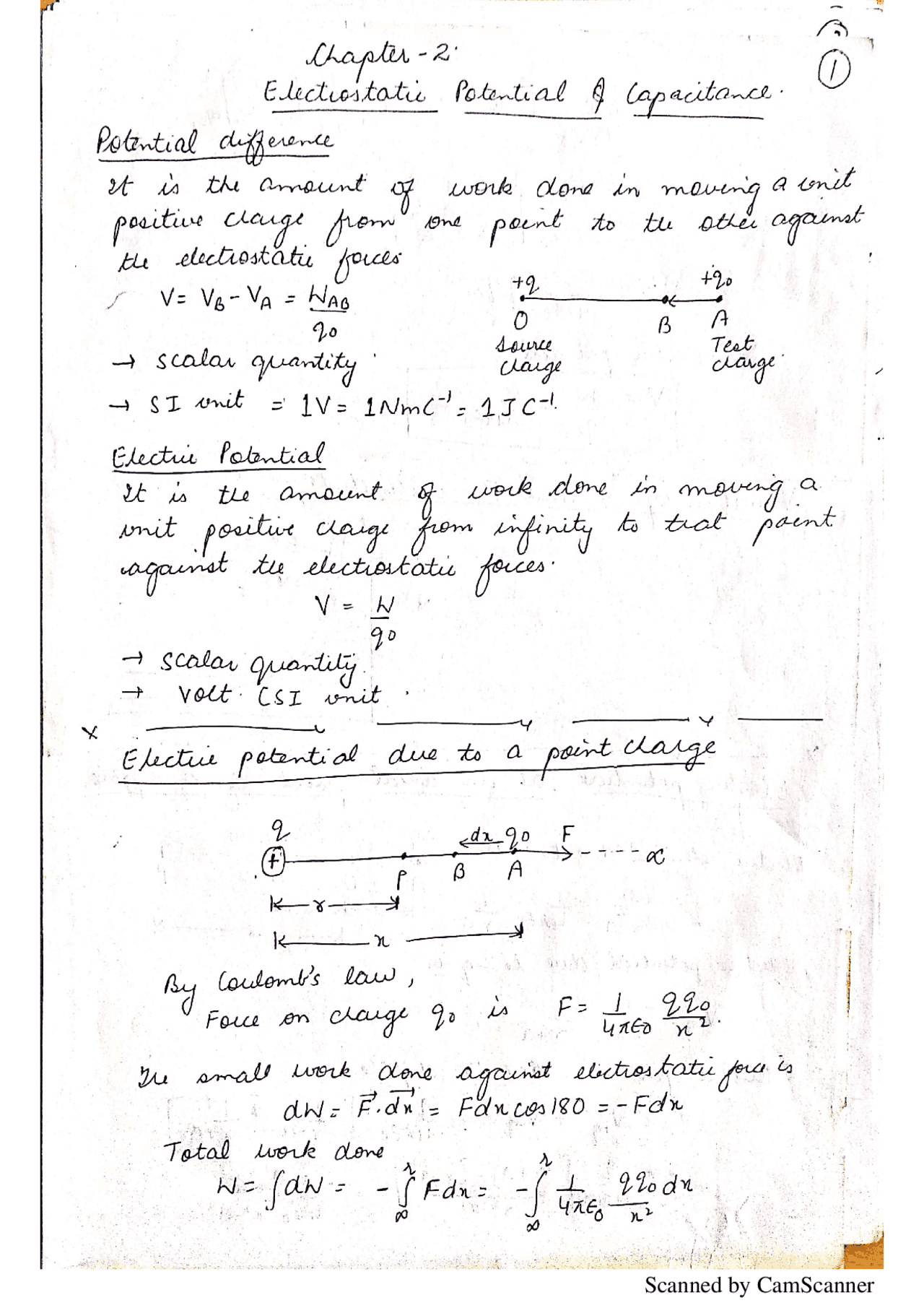 PHY notes for engineering calculus | Notes Physique | Docsity