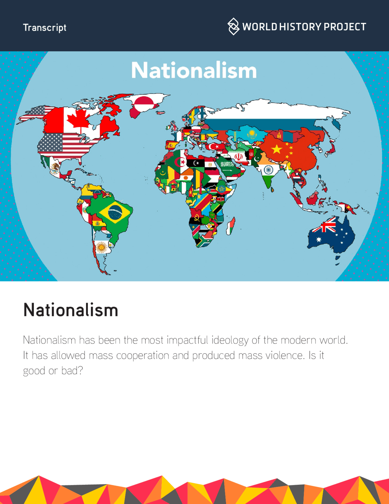 Nationalism | Slides Italian | Docsity
