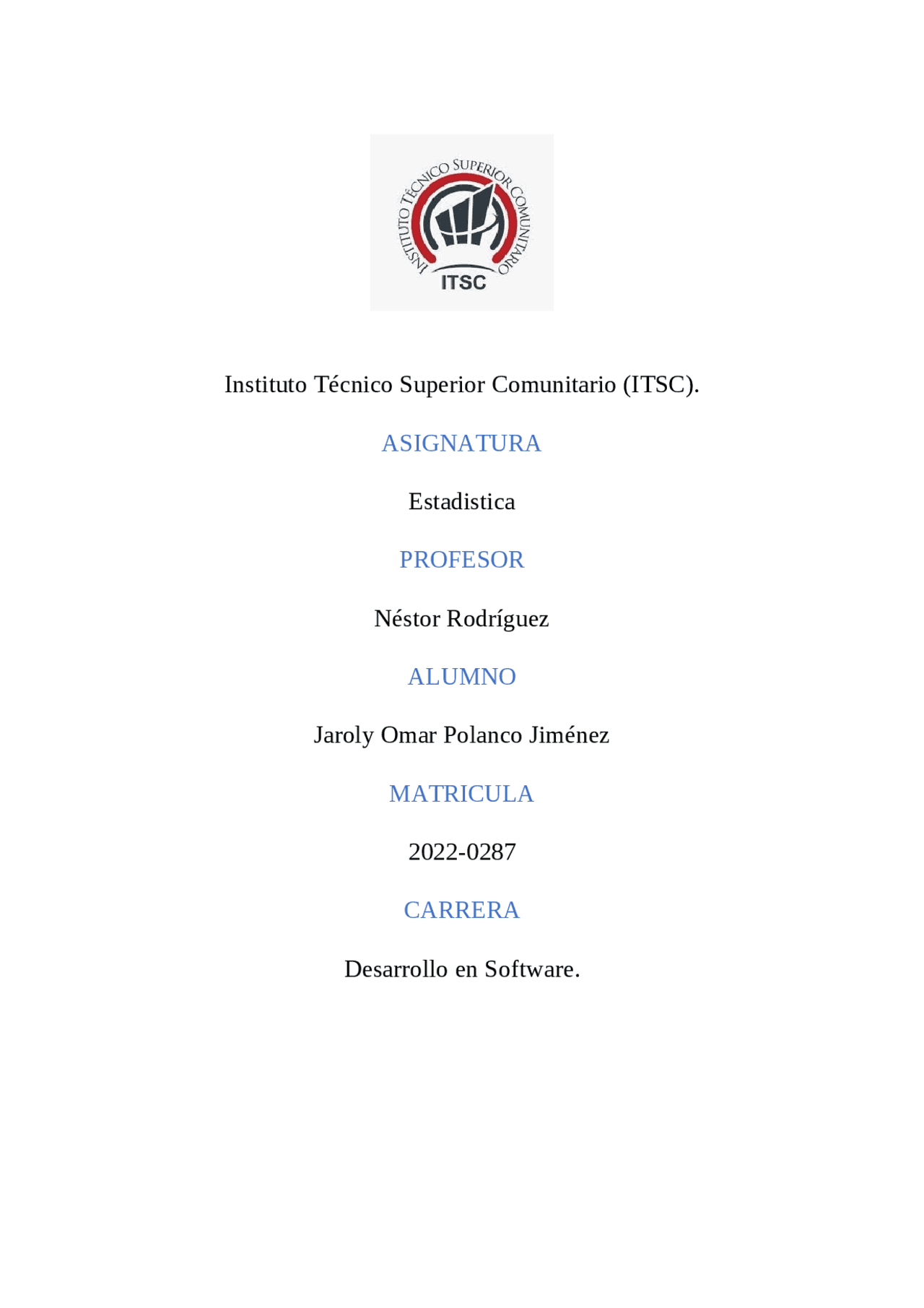 Estadísticas Básicas Ejercicios De Estadística Docsity