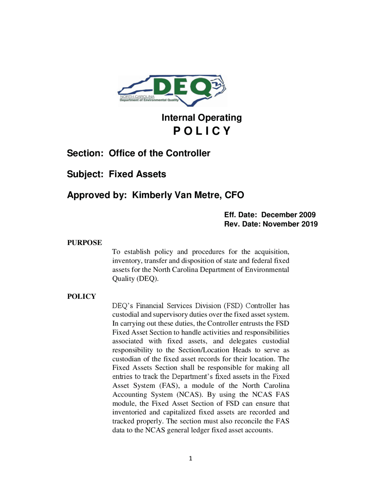 Office Of The Controller Subject Fixed Assets Approved By Exercises