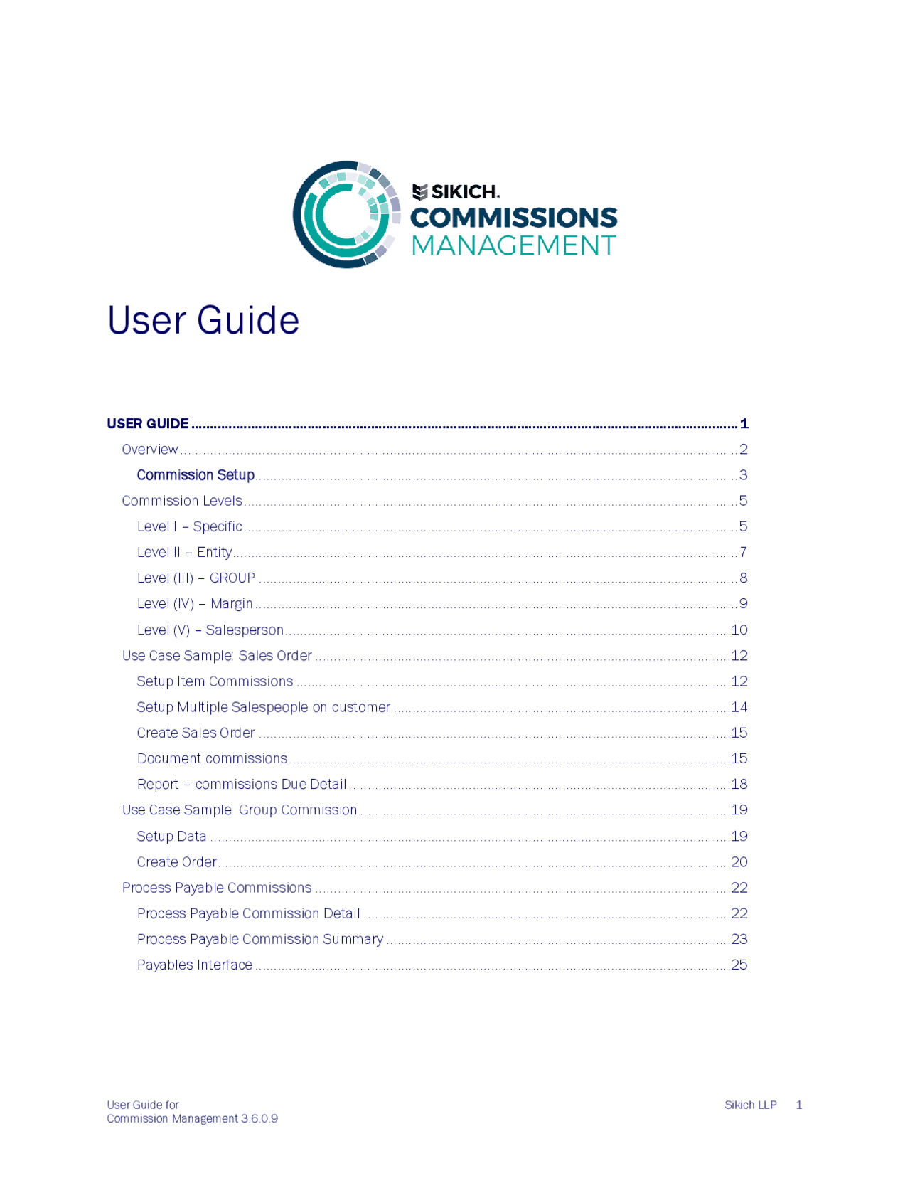 Commission Management System Setup Manual Slides Dynamics Docsity