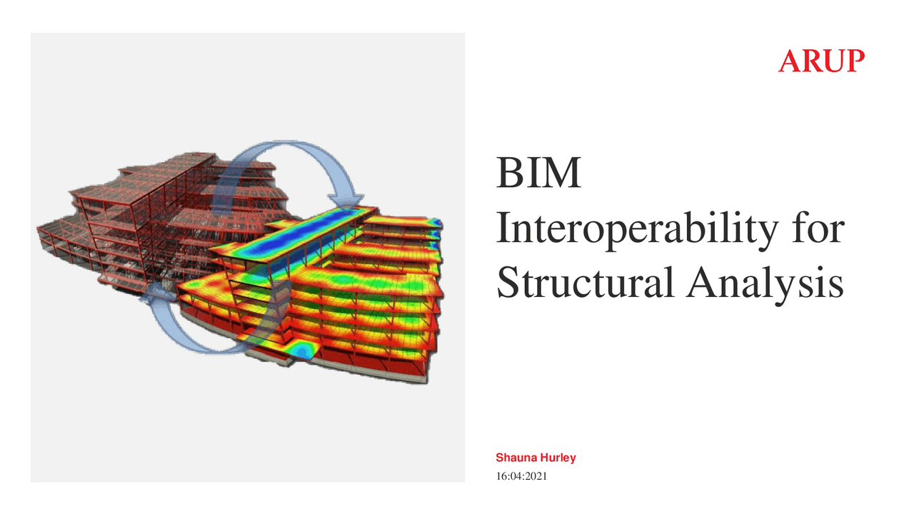 Bim Interoperability For Structural Analysis Slides Structural