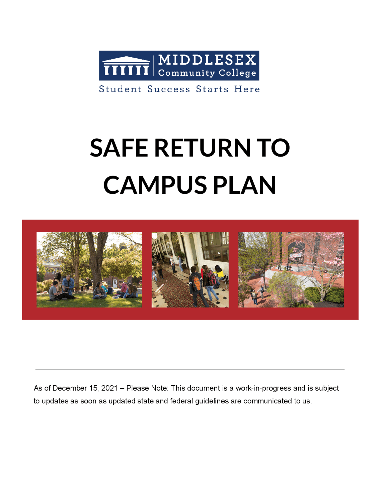 Safe Return to Campus Plan | Slides Communication | Docsity