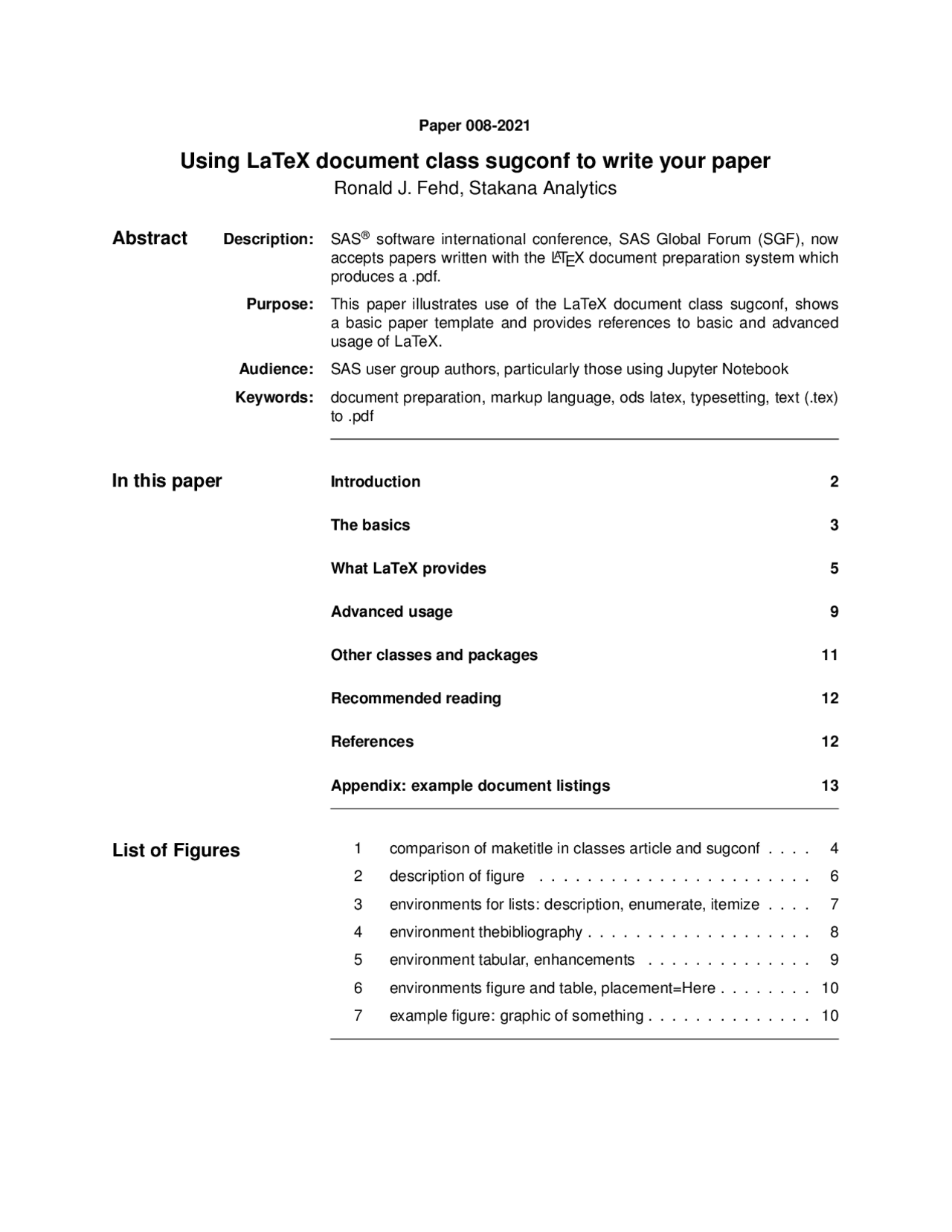 Using LaTeX document class sugconf to write your paper | Study notes ...