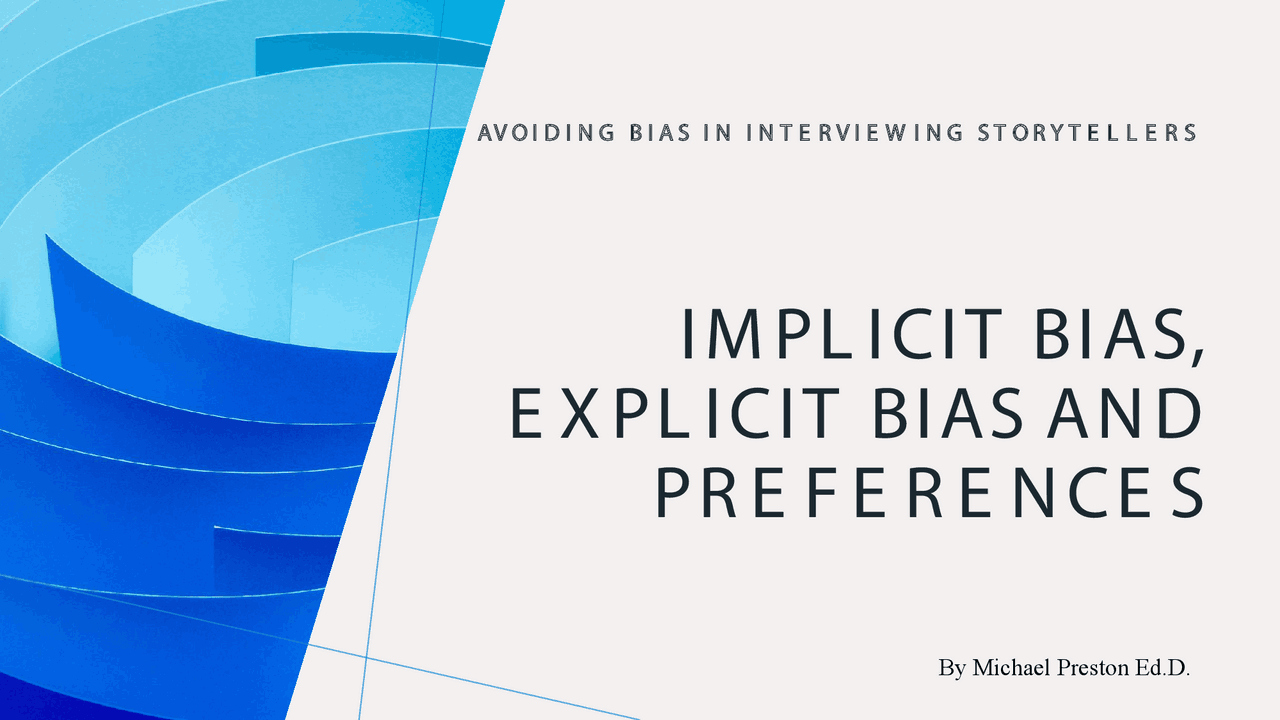 Implicit Bias, Explicit bias and Preferences oh my! | Lecture notes ...