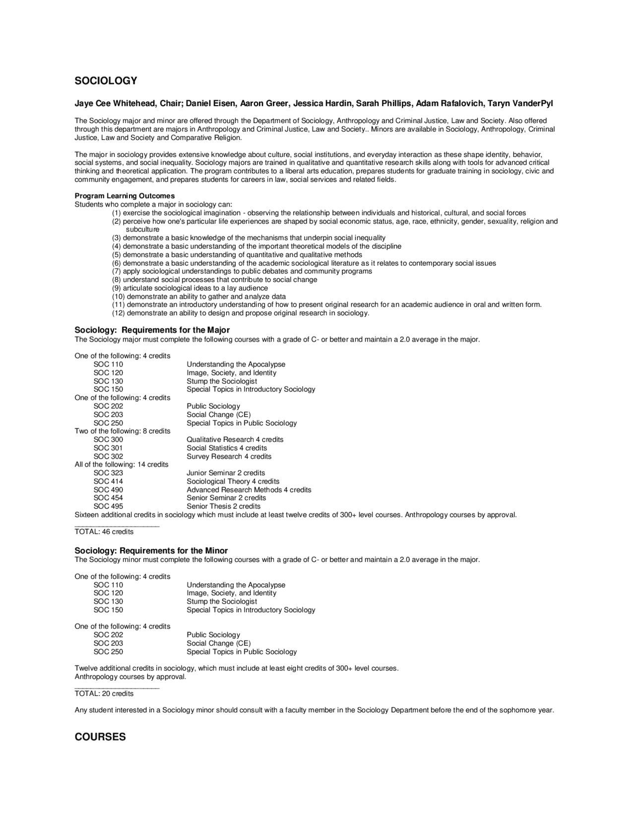 Sociology Courses Lecture Notes Sociology Docsity