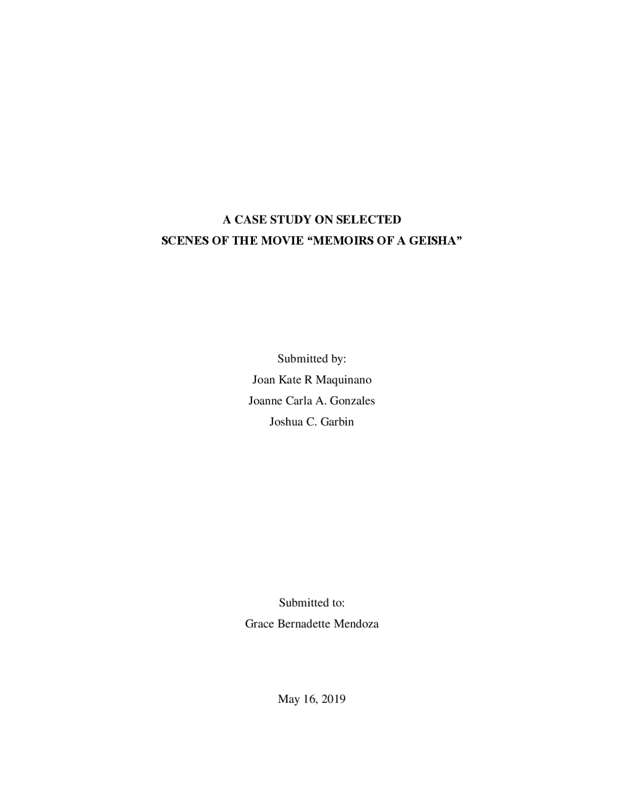 Memoirs-of-a-geisha.pdf | Exercises Japanese | Docsity