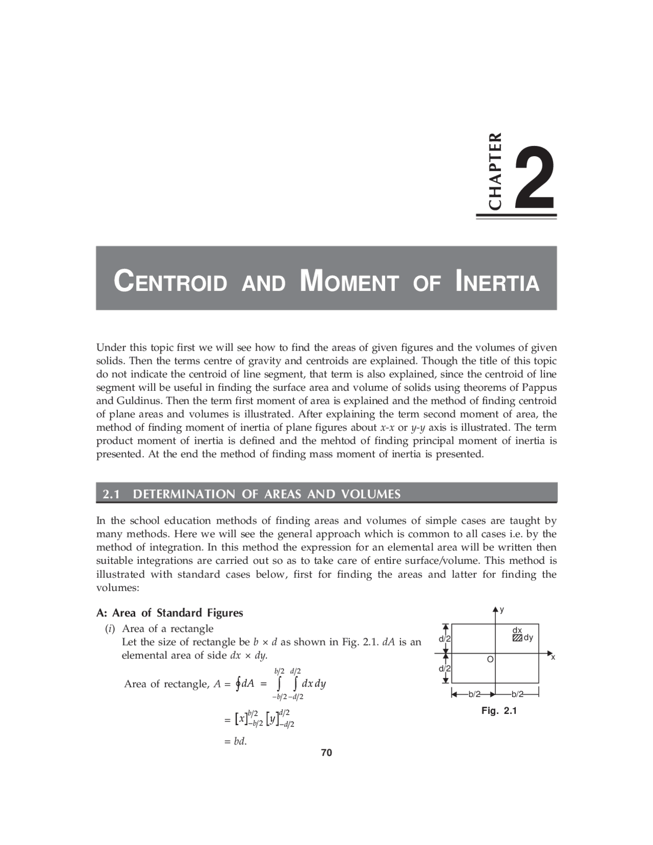 Centroid And Moment Of Inertia Lecture Notes Engineering Docsity