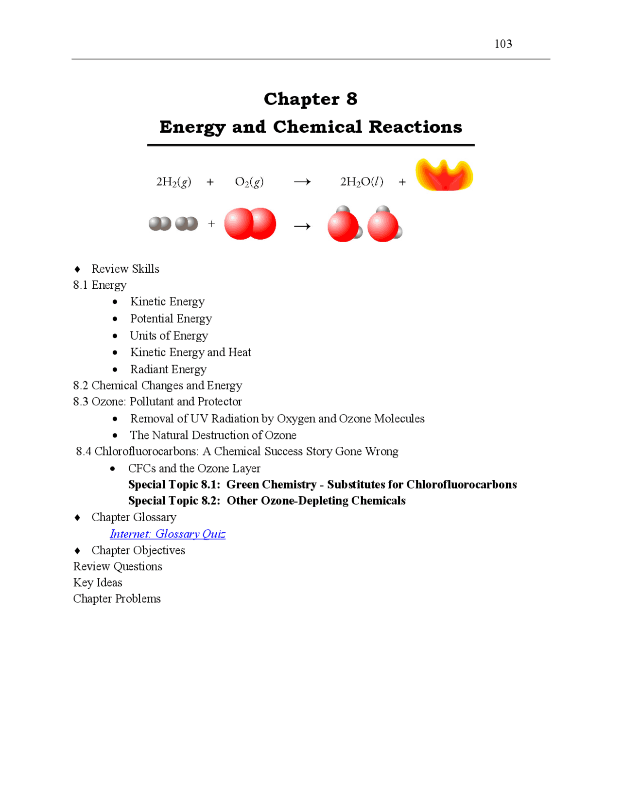 Chapter 8 Energy and Chemical Reactions | Schemes and Mind Maps ...