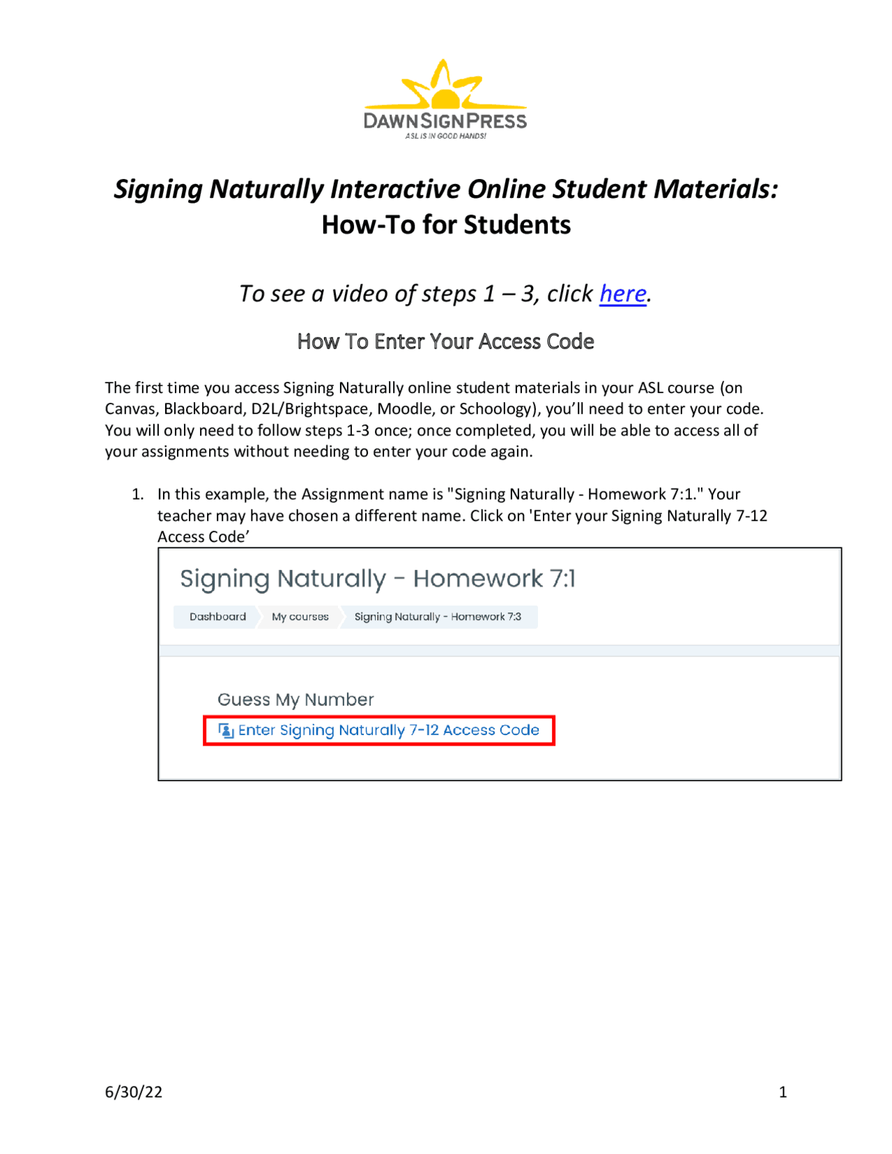 Signing Naturally Interactive Online Student Materials | Study notes ...