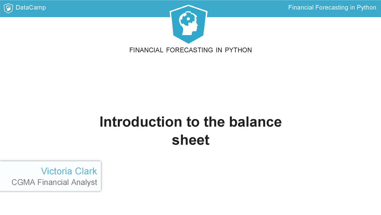 Introduction to the balance sheet | Exercises Web Programming and Technologies | Docsity