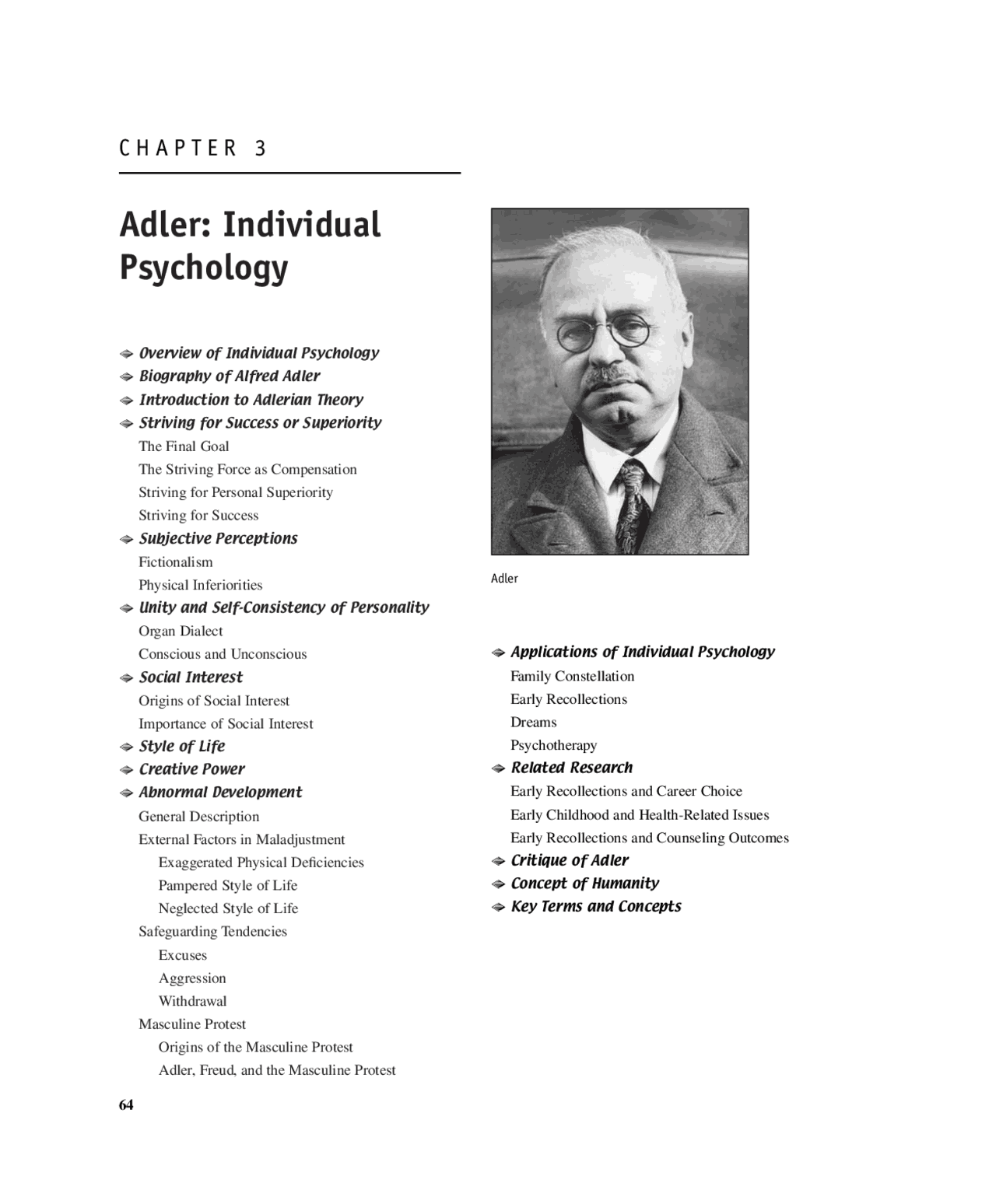 Adler: Individual Psychology | Numerons | Exercises Psychology | Docsity