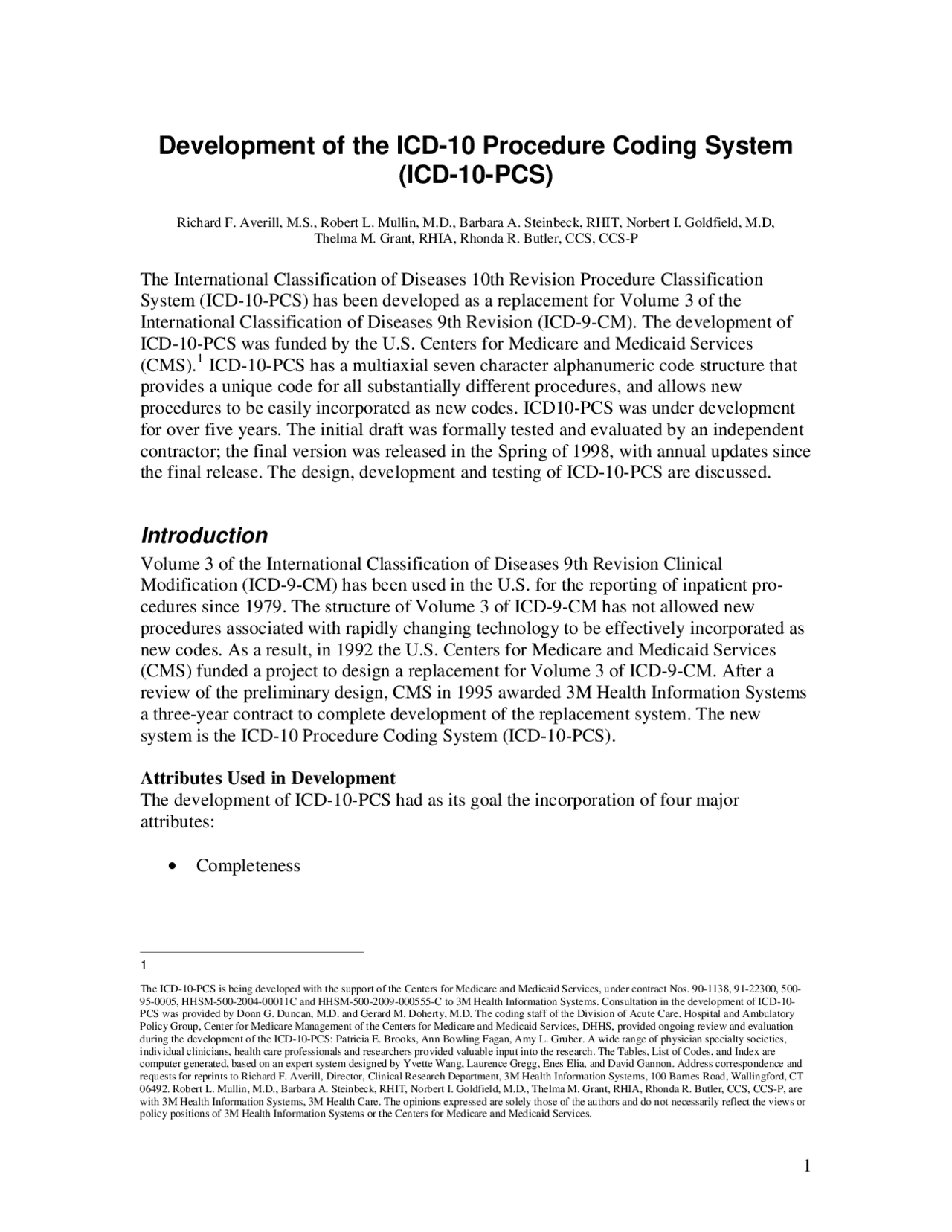 Development of the ICD-10 Procedure Coding System ... | Summaries Nuclear medicine | Docsity