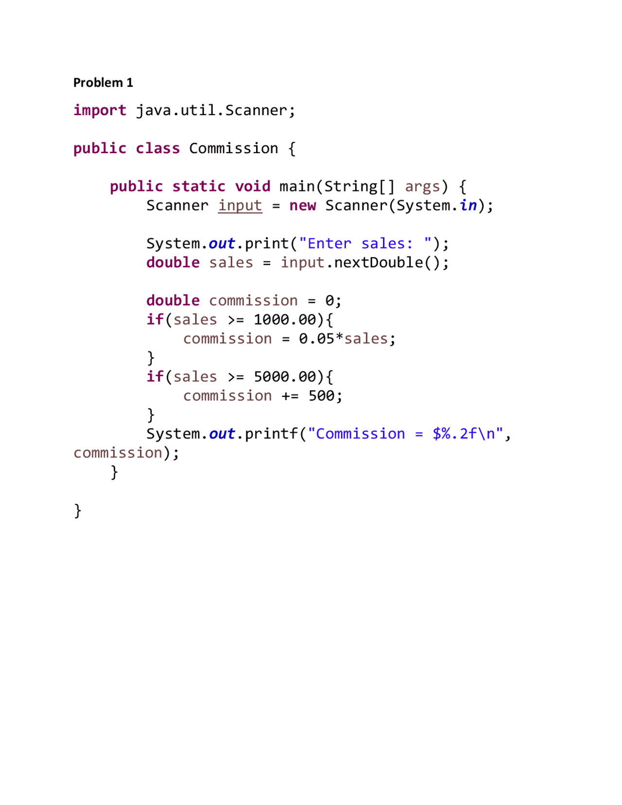 Import Javautilscanner Exercises Java Programming Docsity