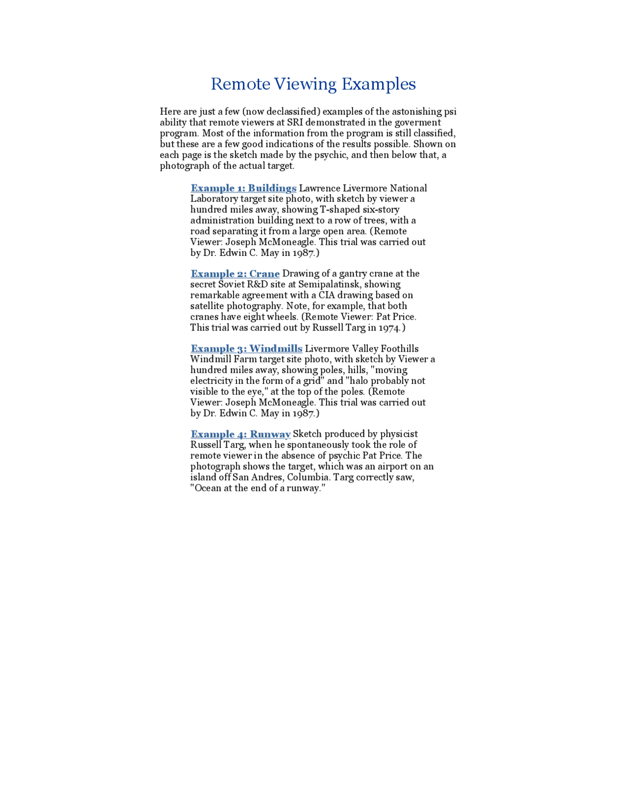 Remote Viewing Examples | ESPResearch.com | Schemes and Mind Maps ...