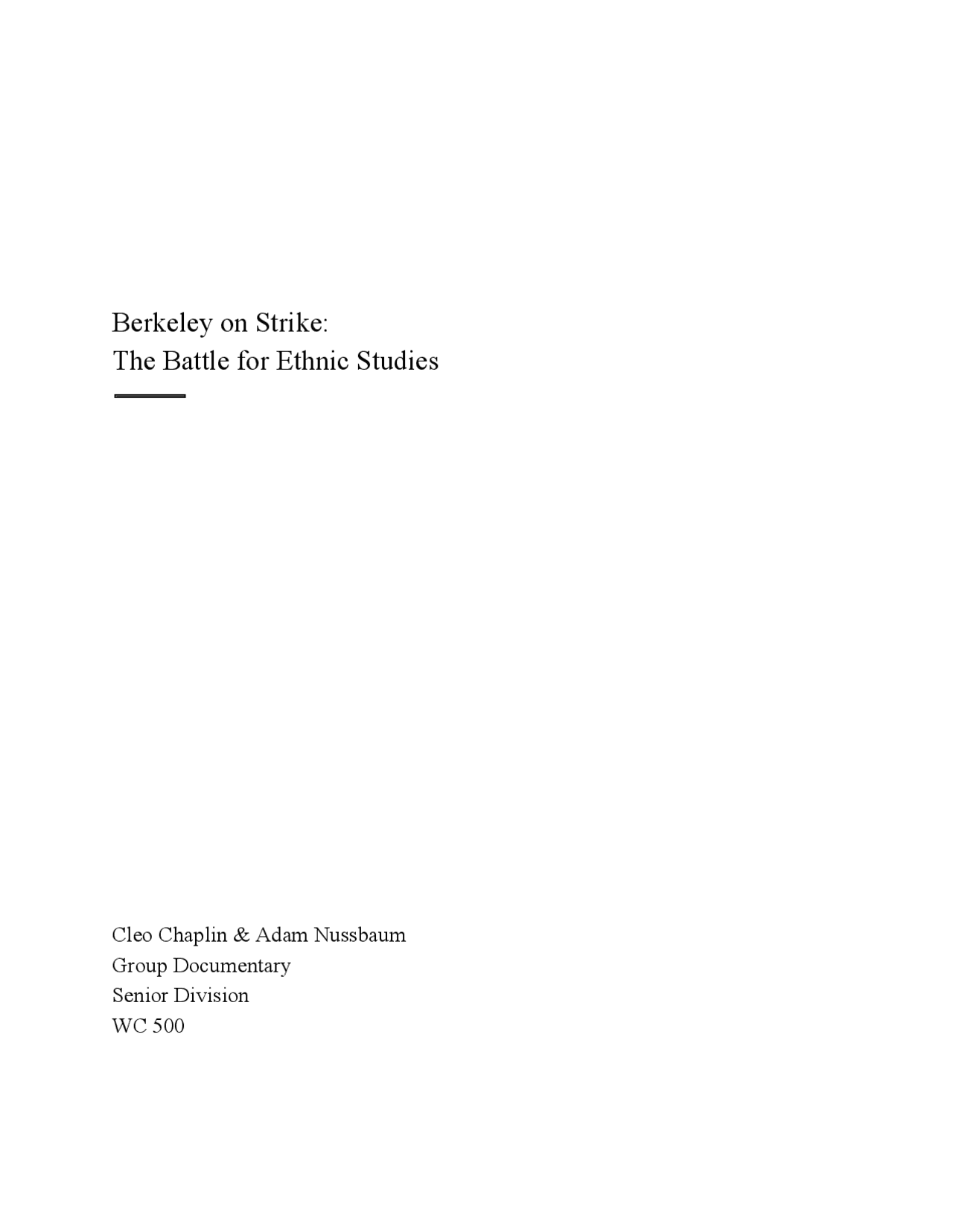 Berkeley on Strike: The Battle for Ethnic Studies | Exams Ethnic ...