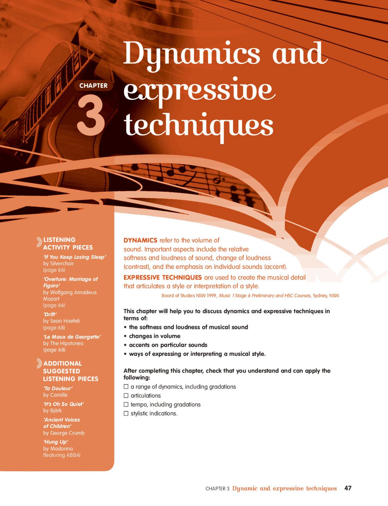 Dynamics And Expressive Techniques Exams Dynamics Docsity