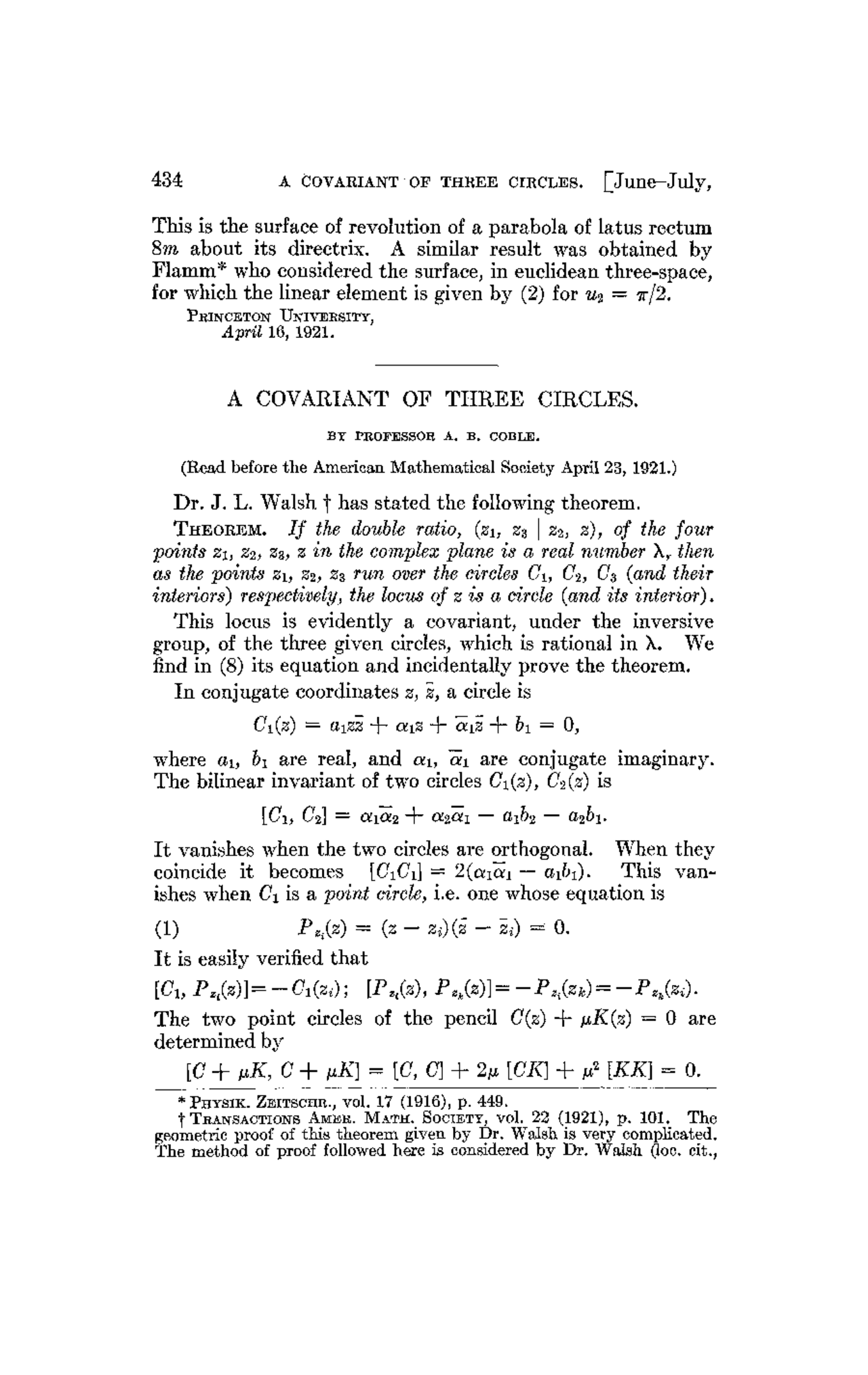 This is the surface of revolution of a parabola of latus rectum ... | Exams Calculus | Docsity