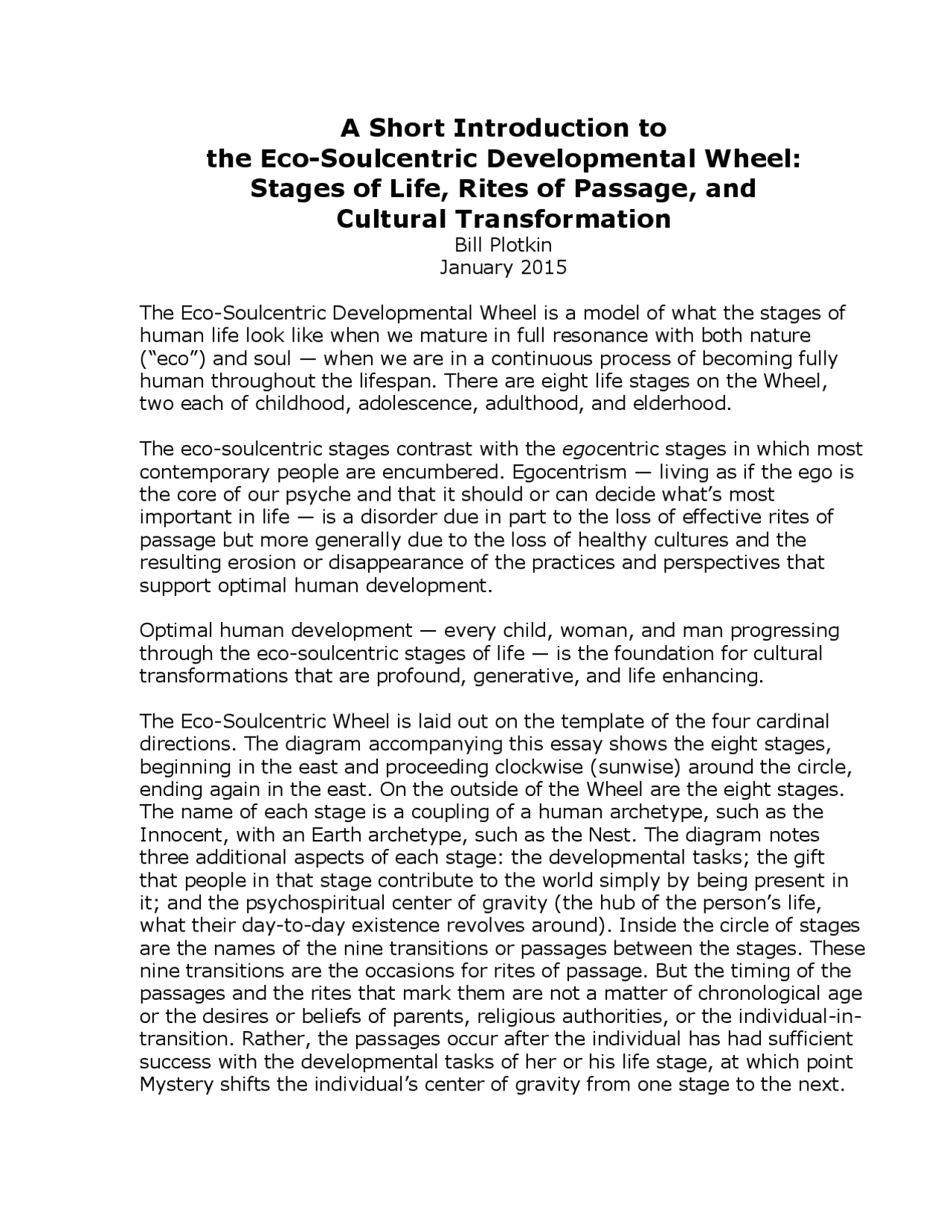 Stages of Life, Rites of Passage, and Cultural Transformation | Study ...