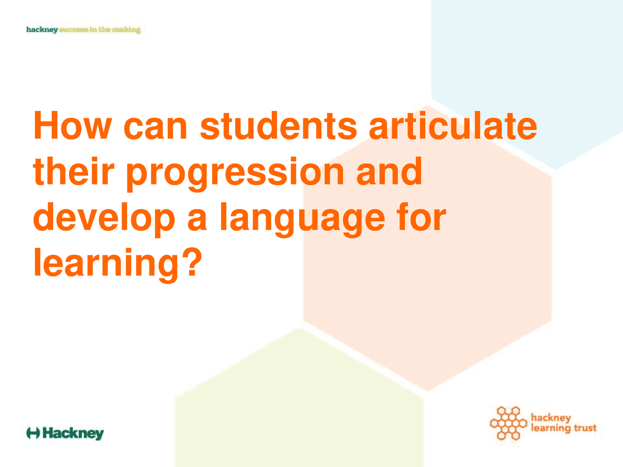 How can students articulate their progression and develop a ... | Study ...