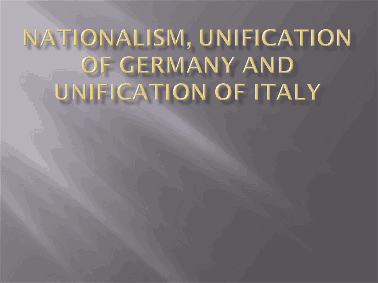 Nationalism.pdf | Slides Italian | Docsity