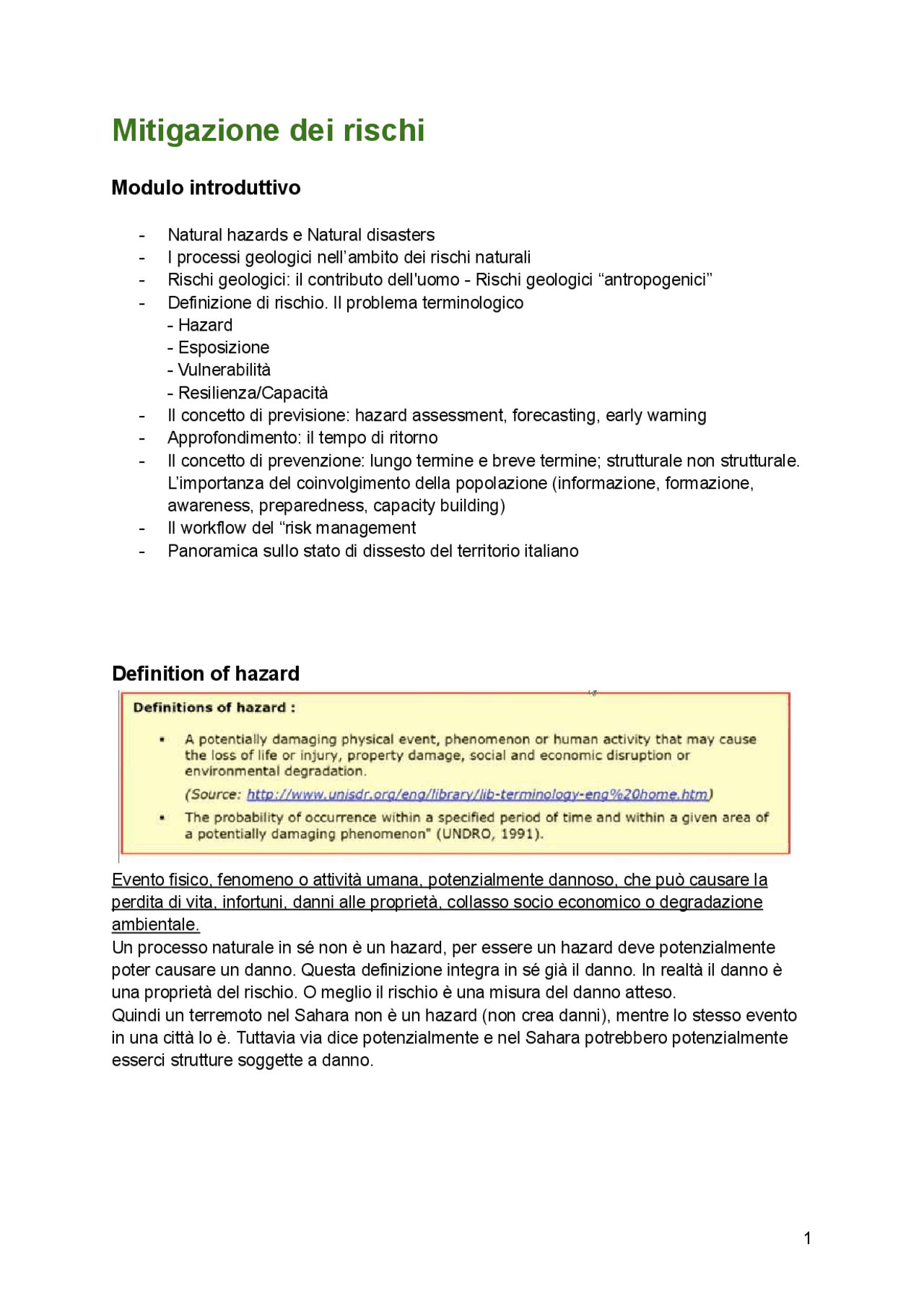 Mitigazione dei rischi geologici con approfondimenti normativi (pt.1) | Sbobinature di Geologia ...
