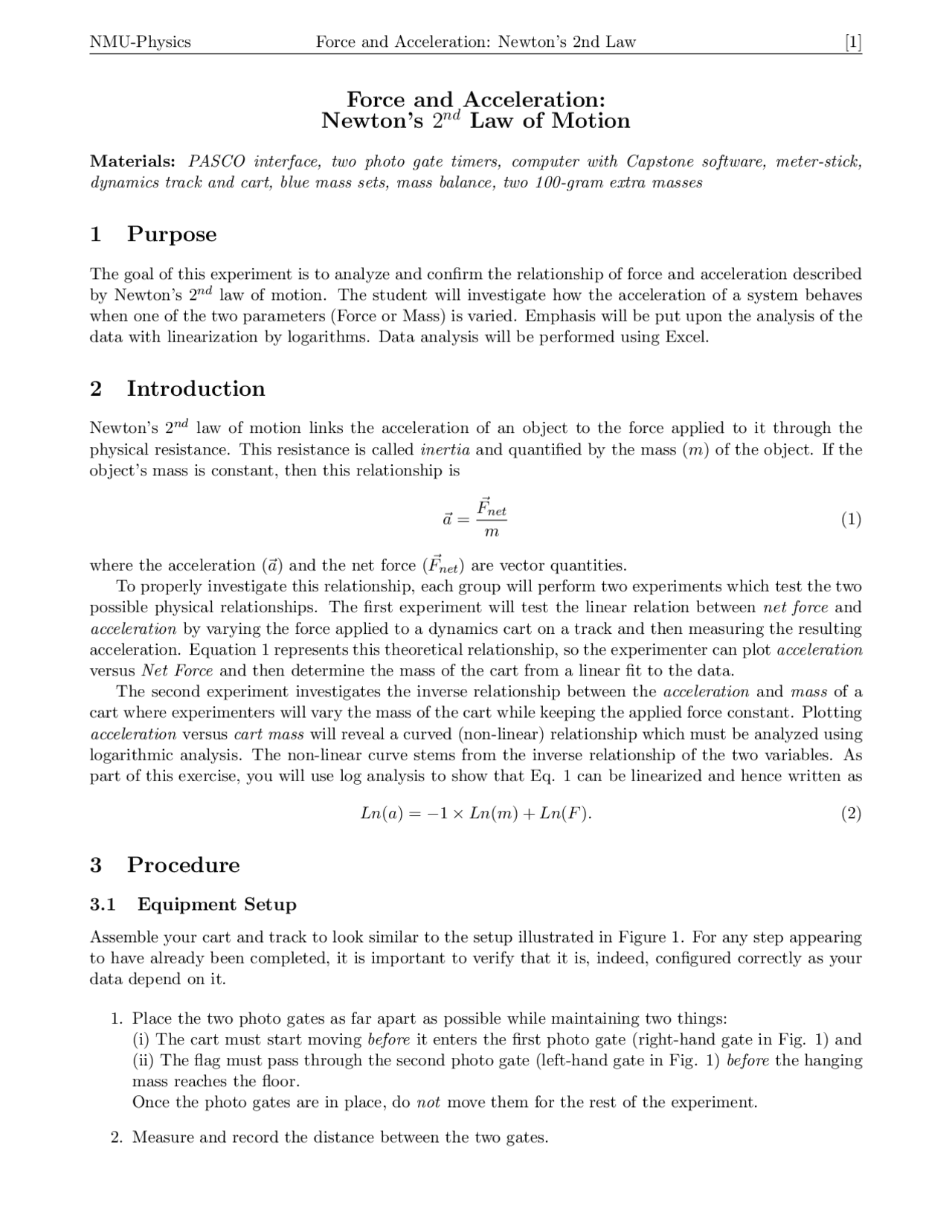 Force and Acceleration: Newton's 2nd Law of Motion | Exercises Law ...