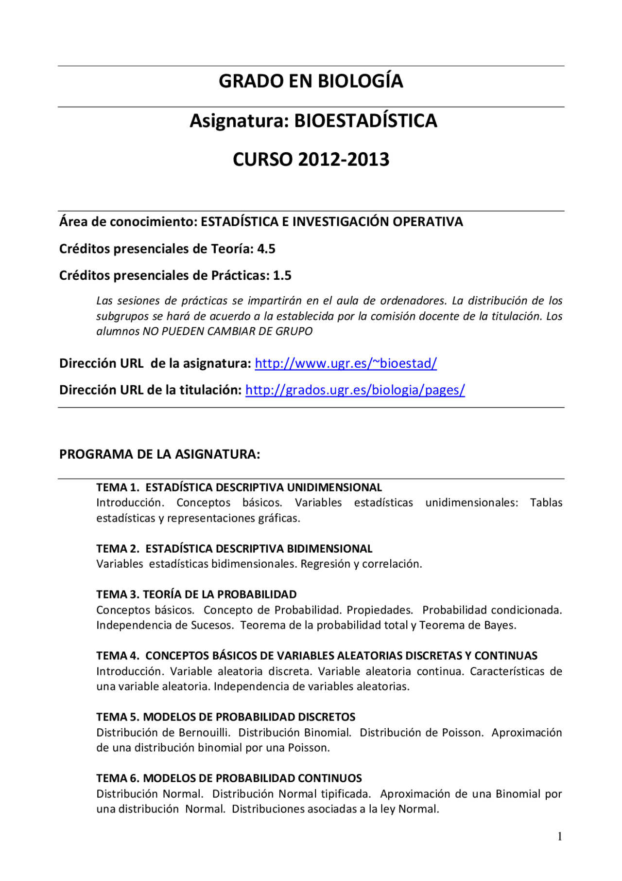 Programación De Bioestadistica Resúmenes De Estadística Docsity