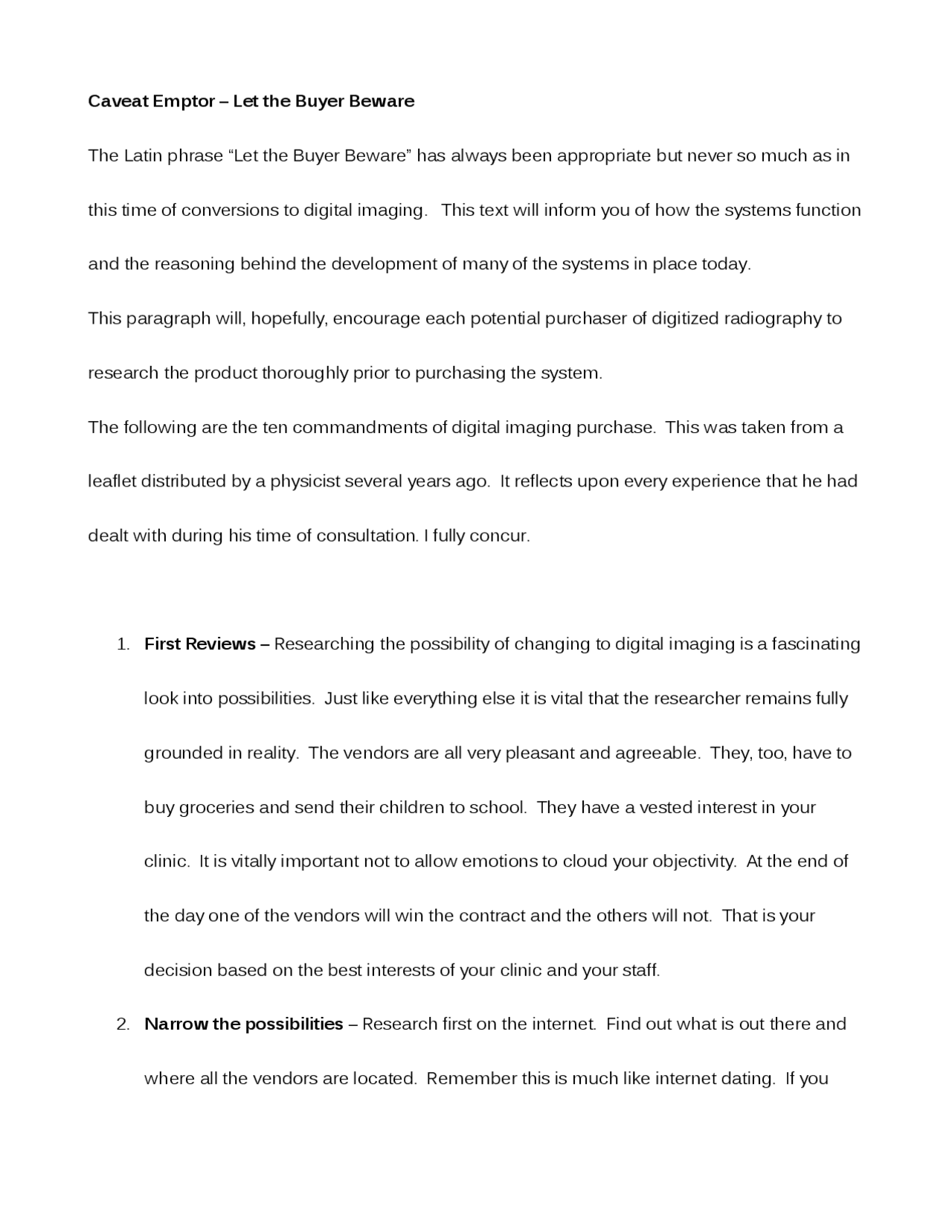 Caveat Emptor – Let the Buyer Beware | Study notes Latin | Docsity