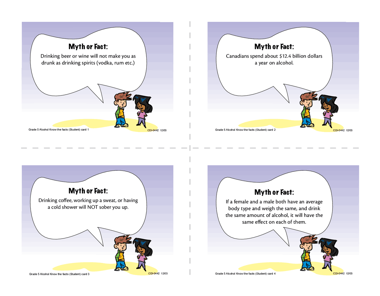 Alcohol: The Whole Truth Toolkit Know The Facts Activity Cards | Exams ...