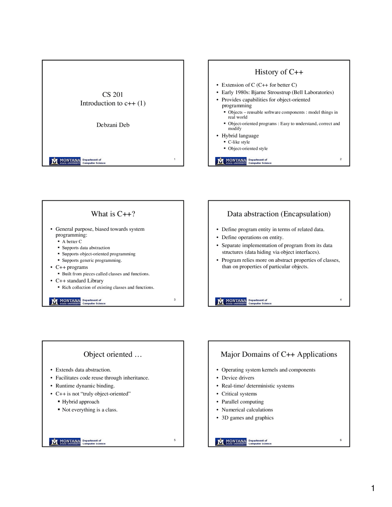 History Of C Lecture Notes History Docsity