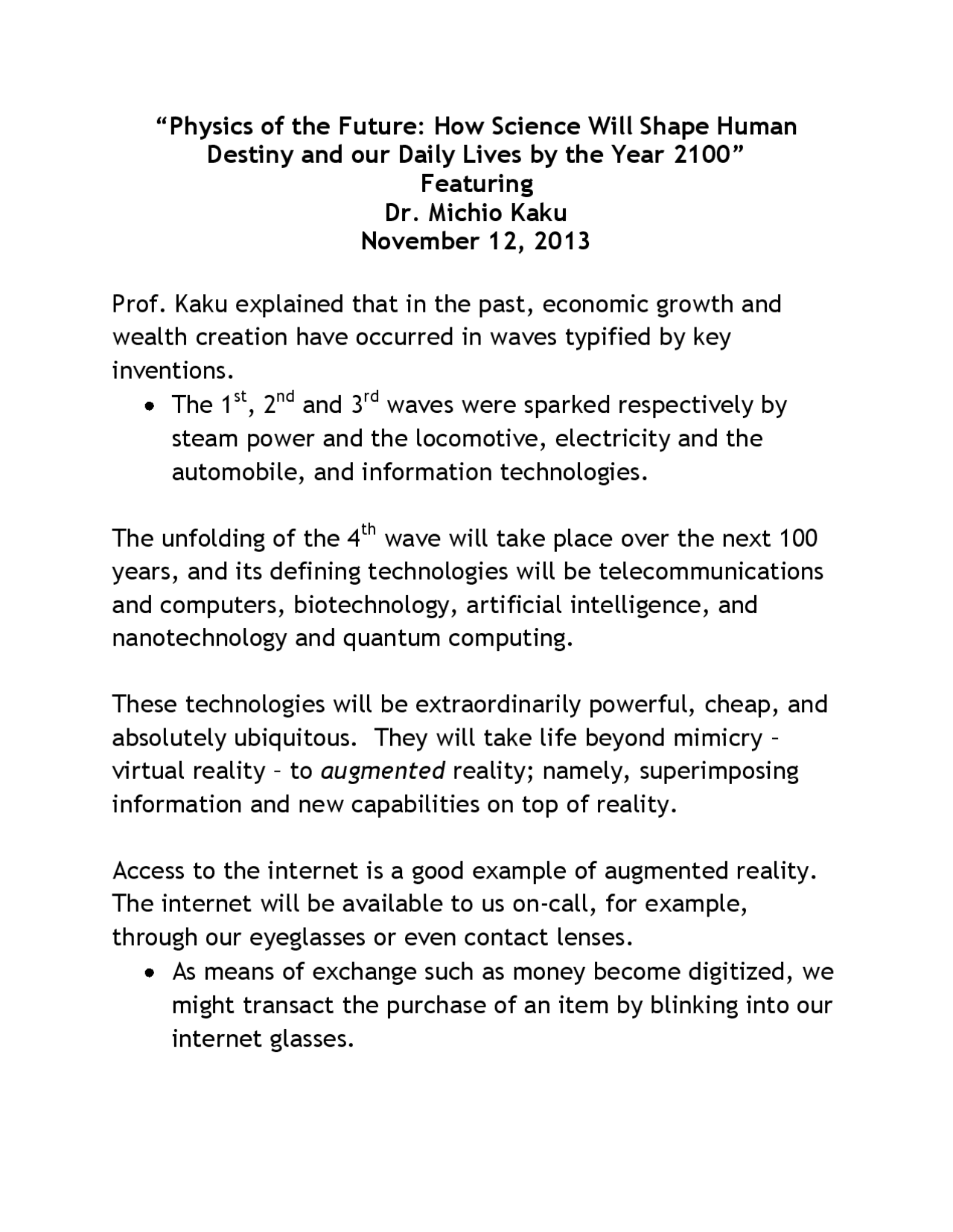 Physics of the Future: How Science Will Shape Human | Exercises Physics ...